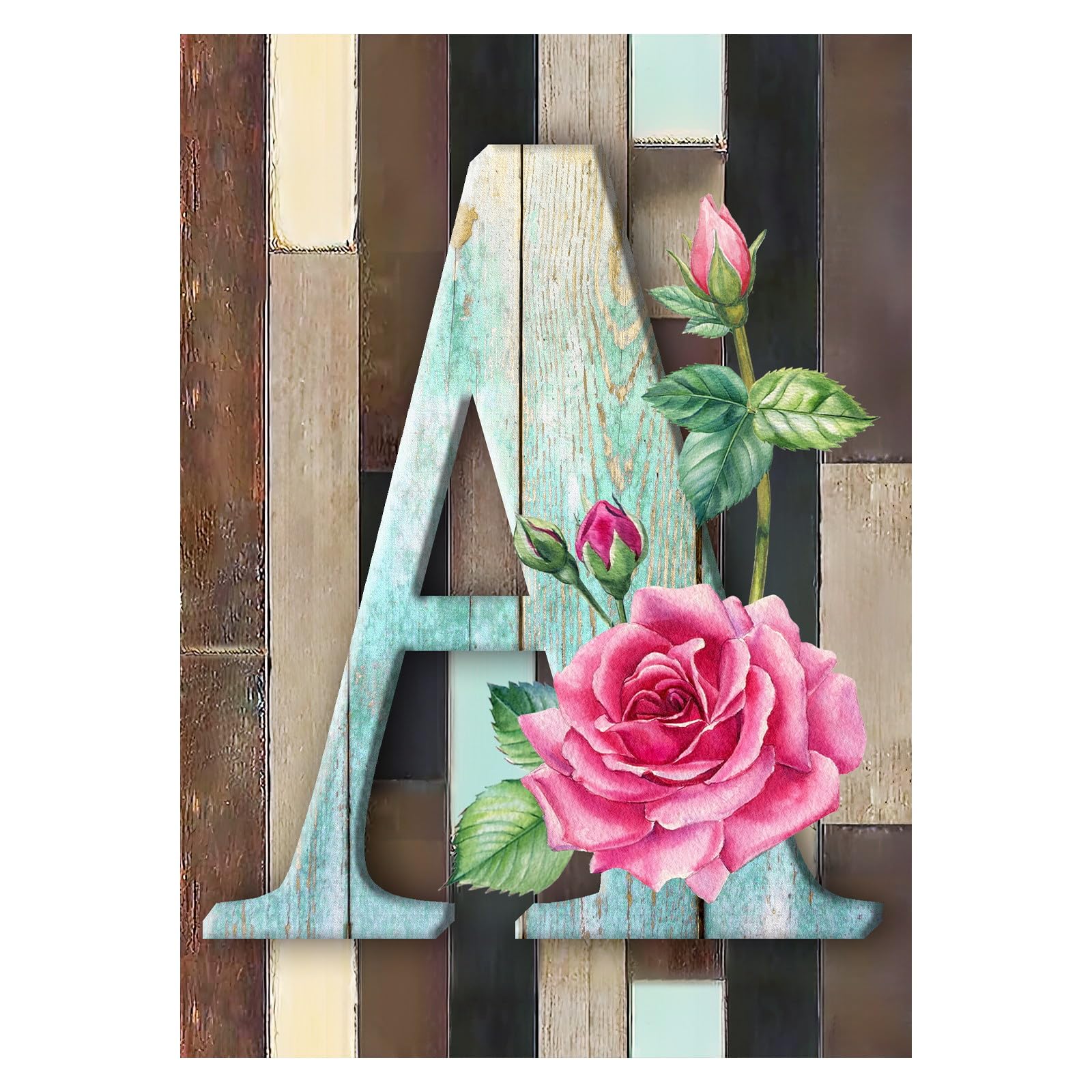 Amazon.com: YOYA 5D Diamond Art Letters Diamond Painting Flower Letters ...
