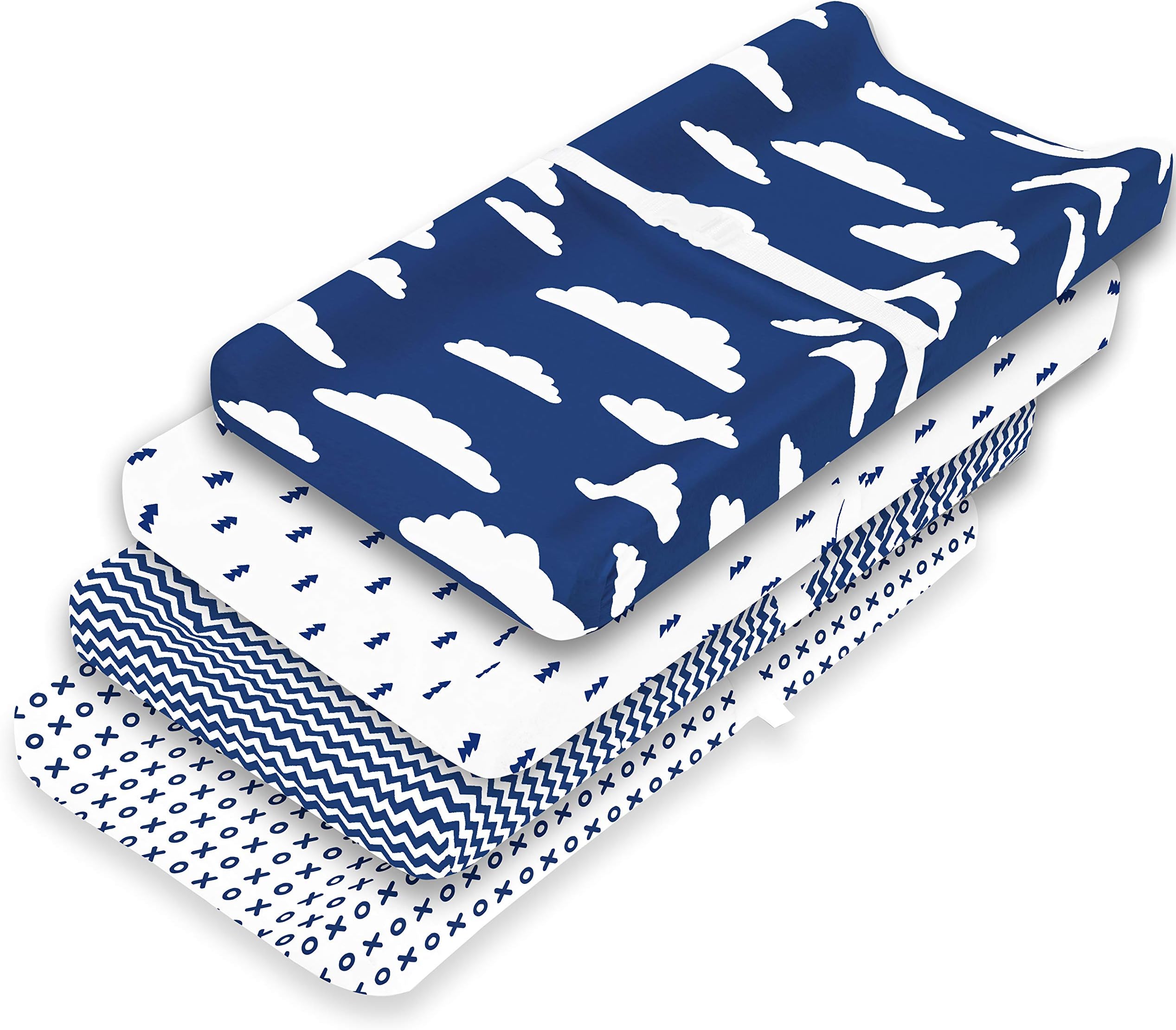 Amazon.com: Changing Pad Cover – Premium Baby Changing Pad Covers 4 ...