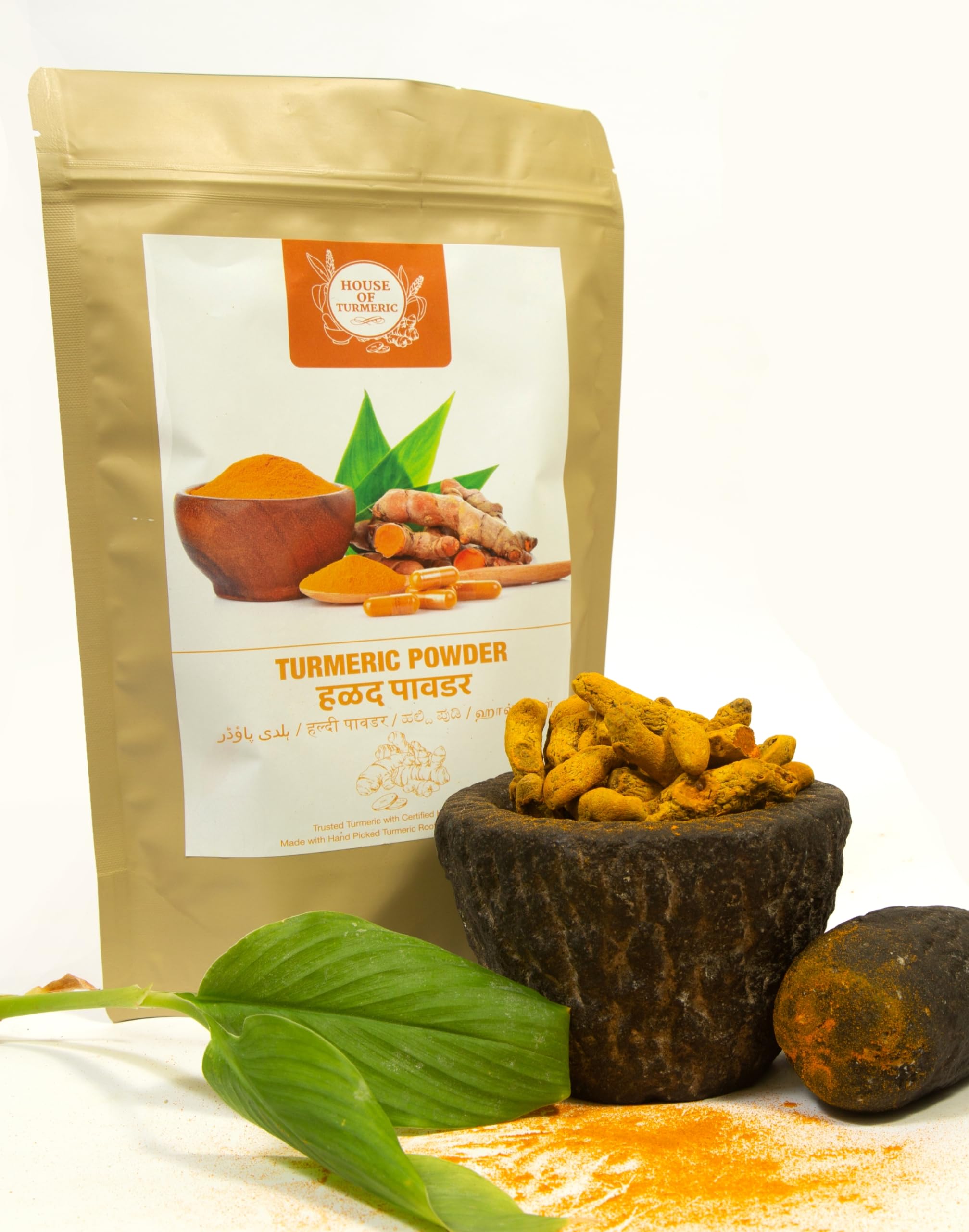 House Of Turmeric High Curcumin Spl Cooking Yellow Haldi Powder (1 ...