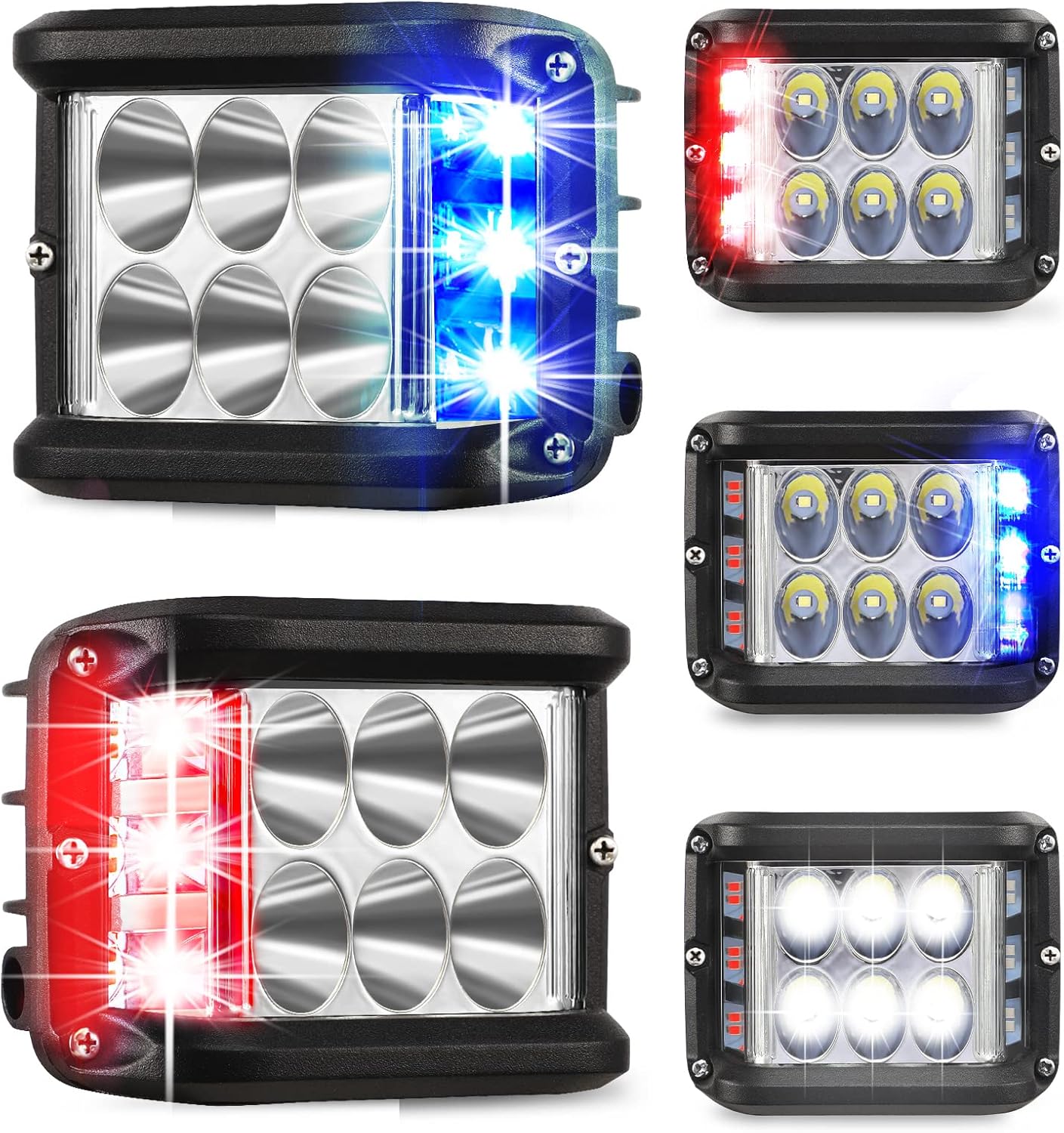 Amazon.com: LED Pod Lights 2 Pieces 4 Inch Spot Driving LED Cube Lights ...