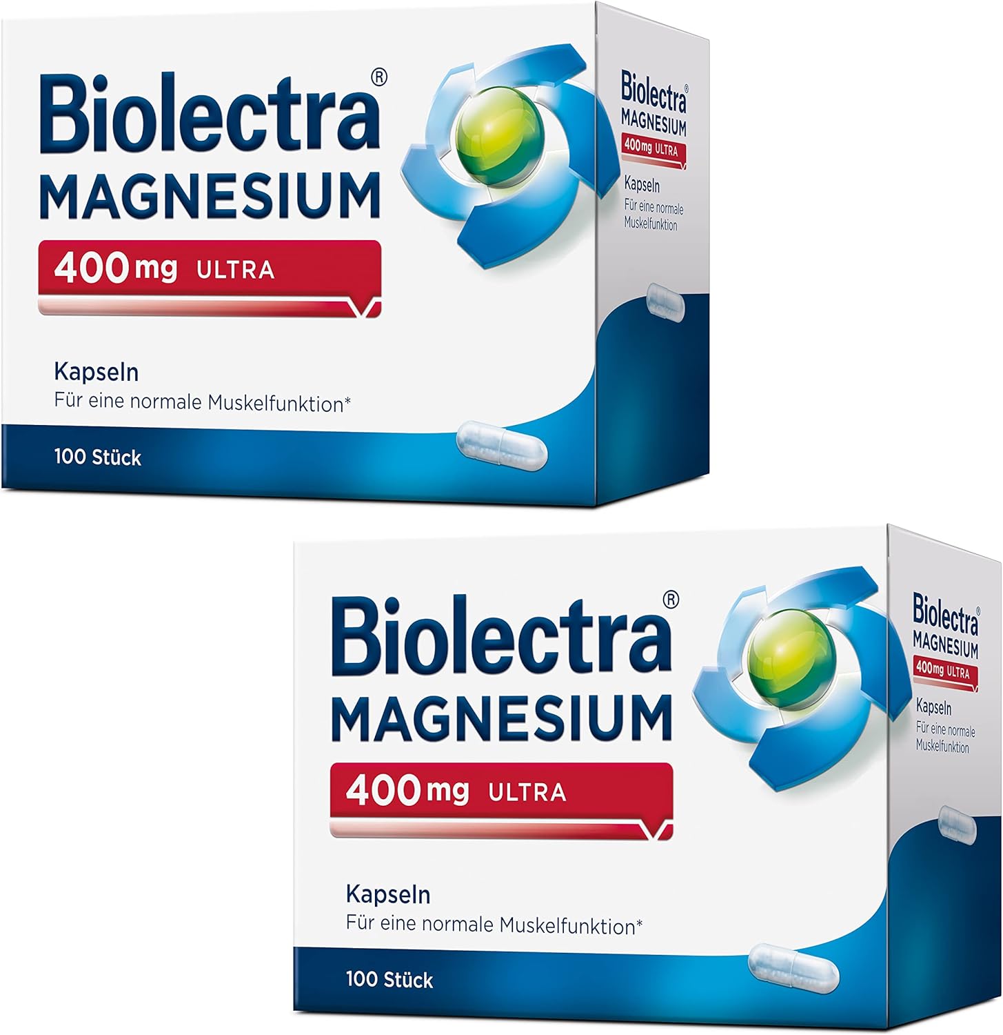Biolectra Magnesium 400 mg Ultra Kapseln 2 x 100 Stück: Für eine ...