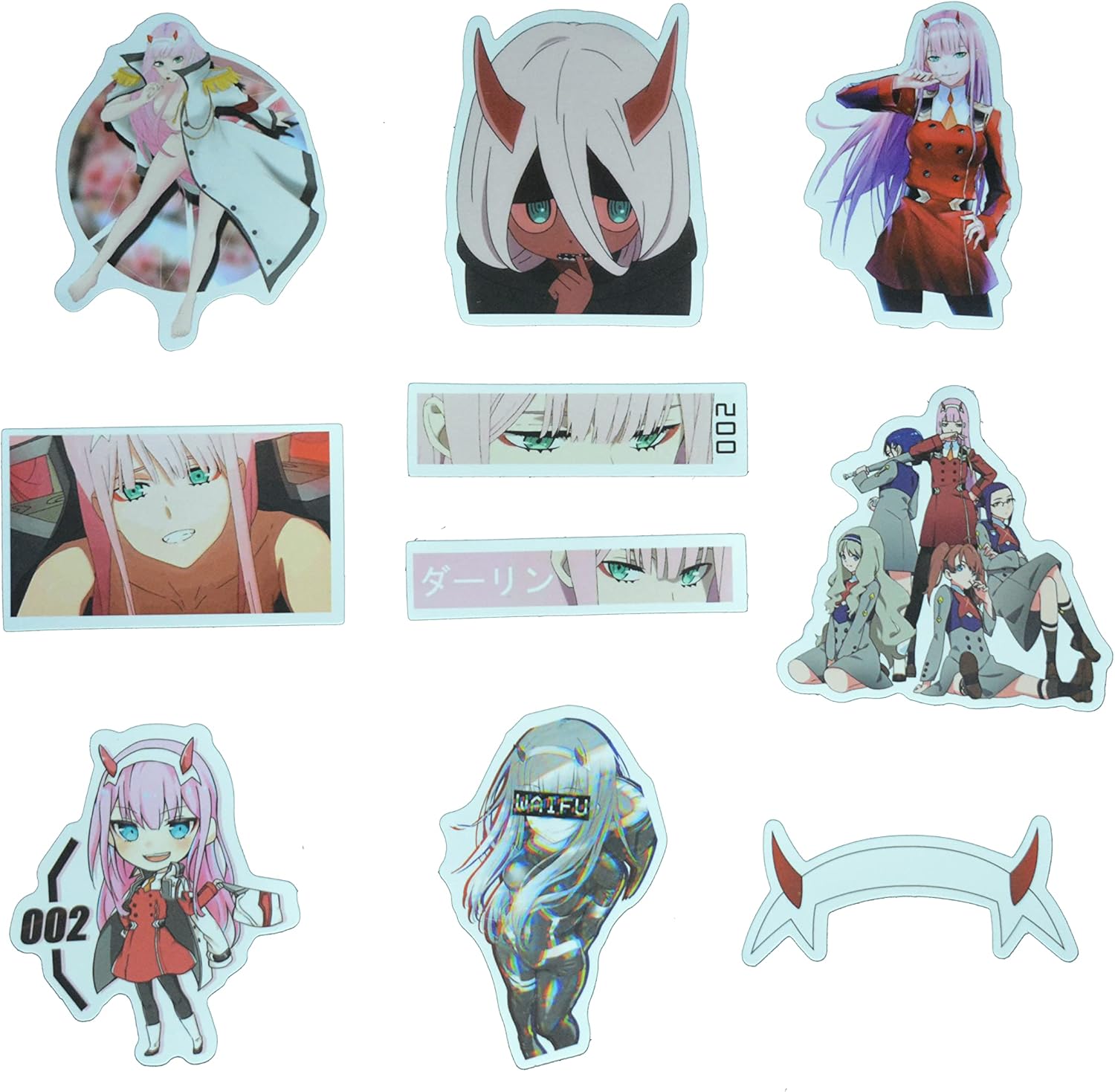 Anime Characters Zero Two Stickers, 50 Pieces – BigaMart