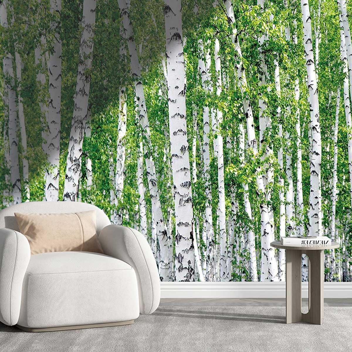 YANFENQI Rv Wallpaper Stick and Peel Birch Tree Shiplap Contact Paper ...