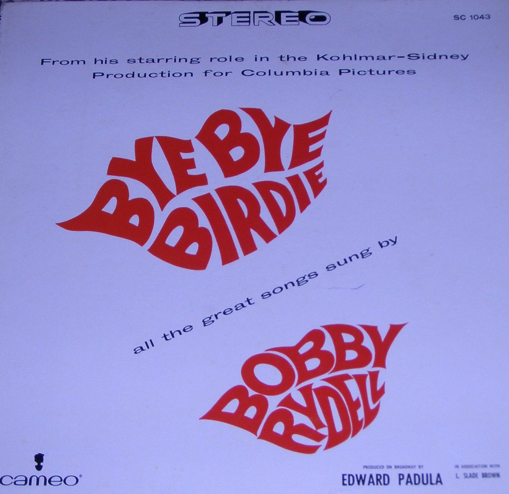 Bobby Rydell, Edward Padula, Broadway Producer - Bye Bye Birdie ...