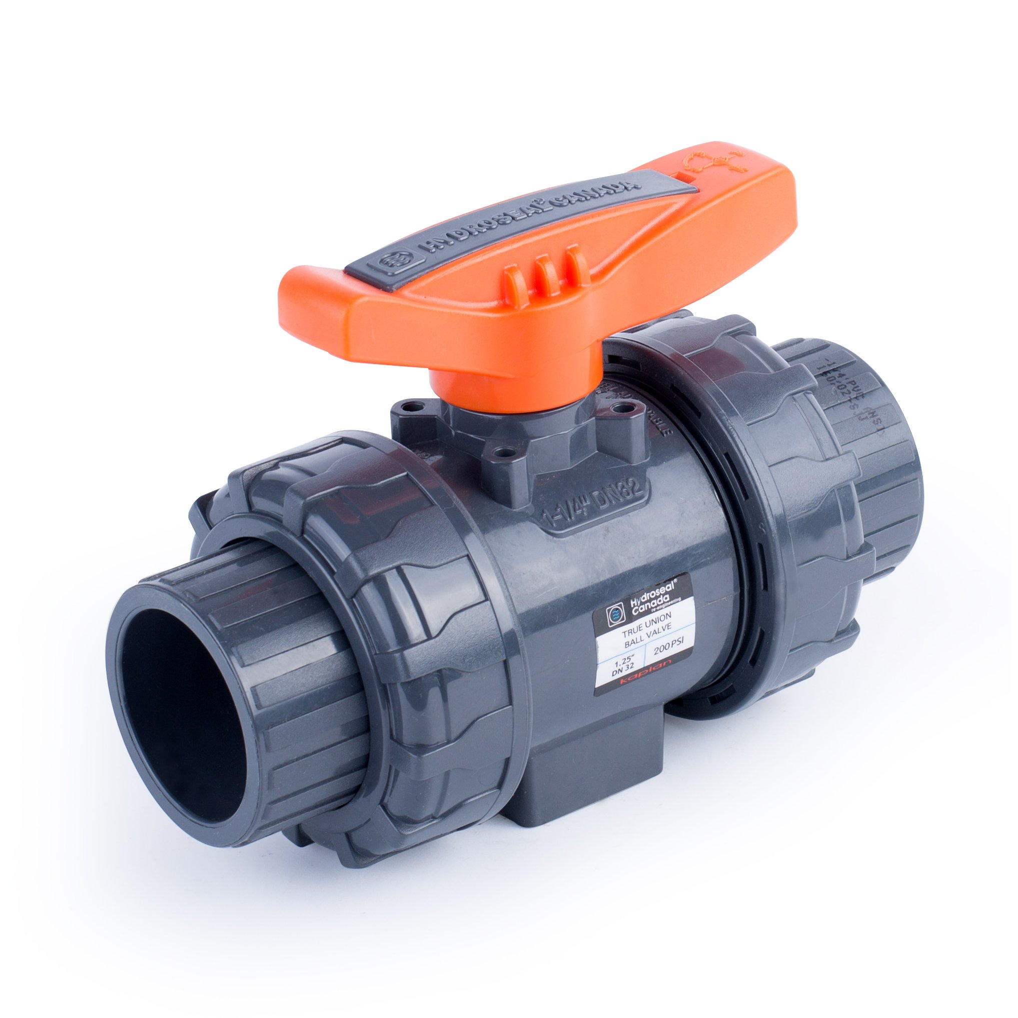 Snapklik.com : HYDROSEAL Kaplan 1 1/4" PVC True Union Ball Valve
