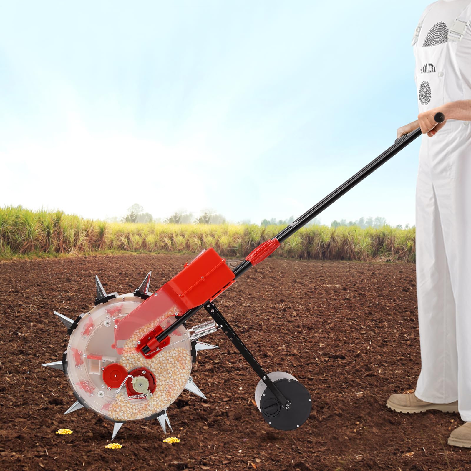 Snapklik.com : Garden Seeder, Hand-Push Seeder, Garden Seed Spacer Tool ...