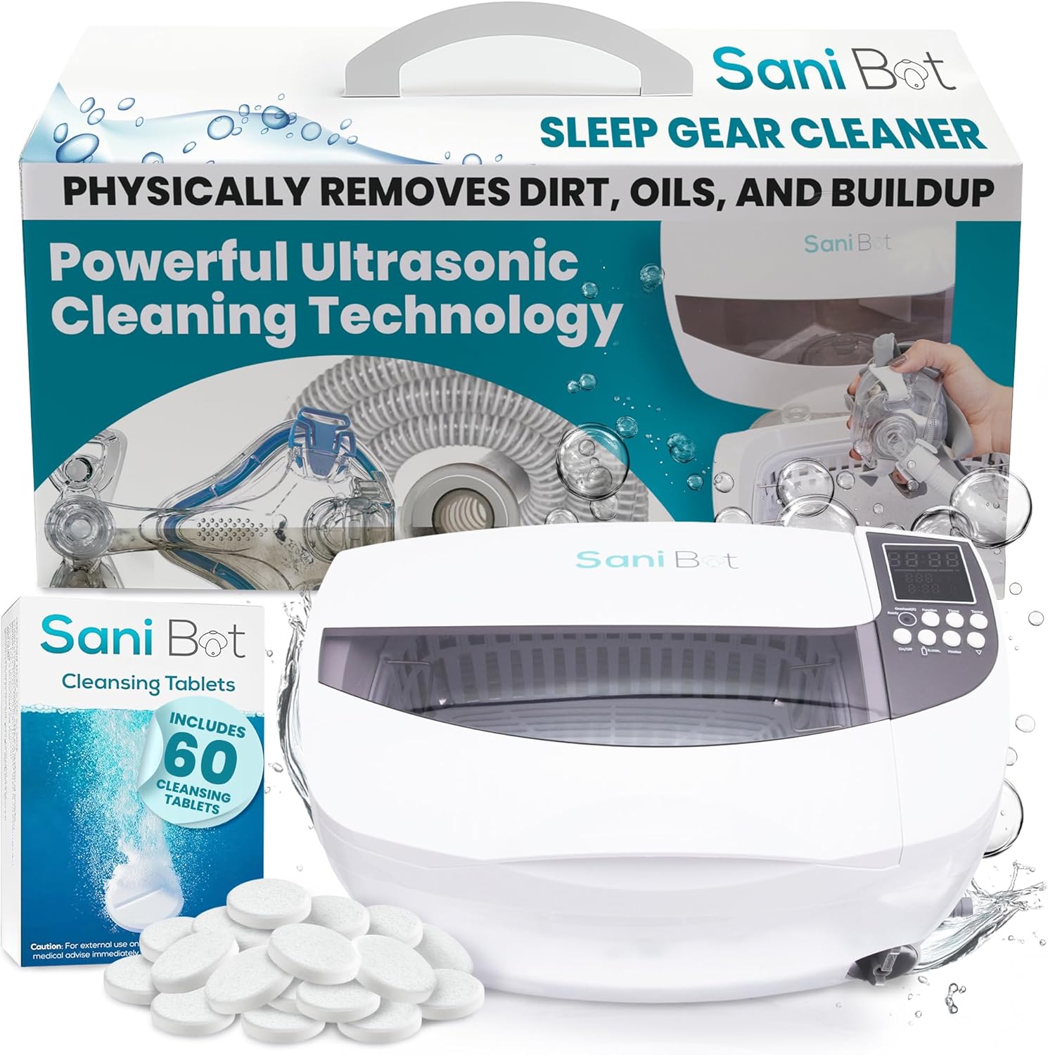 Amazon.com: Sani Bot D3 Sleep Gear Cleaning – Cleaner with 60 Tablets ...