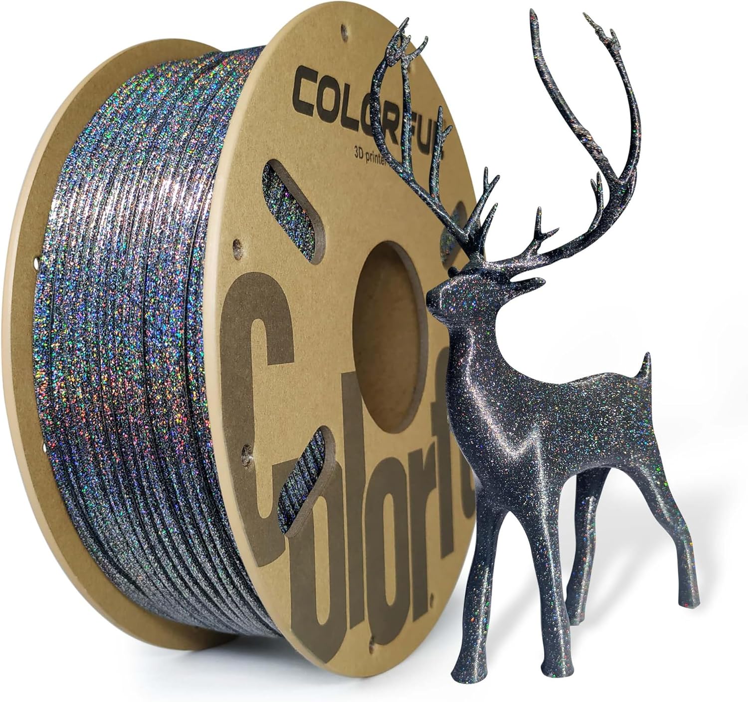 Amazon.com: COLORFUL 3D Printer Filament Color Changing Glitter,PLA ...