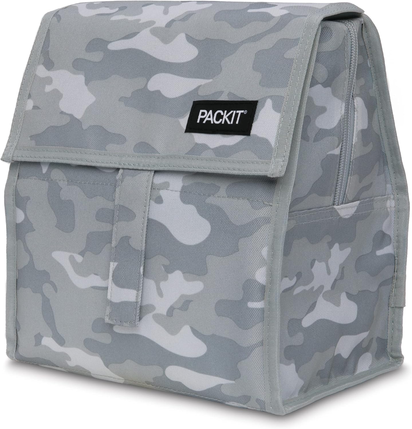 Amazon.com: PackIt Freezable Lunch Bag, Tonal Camo Gray, Built with ...
