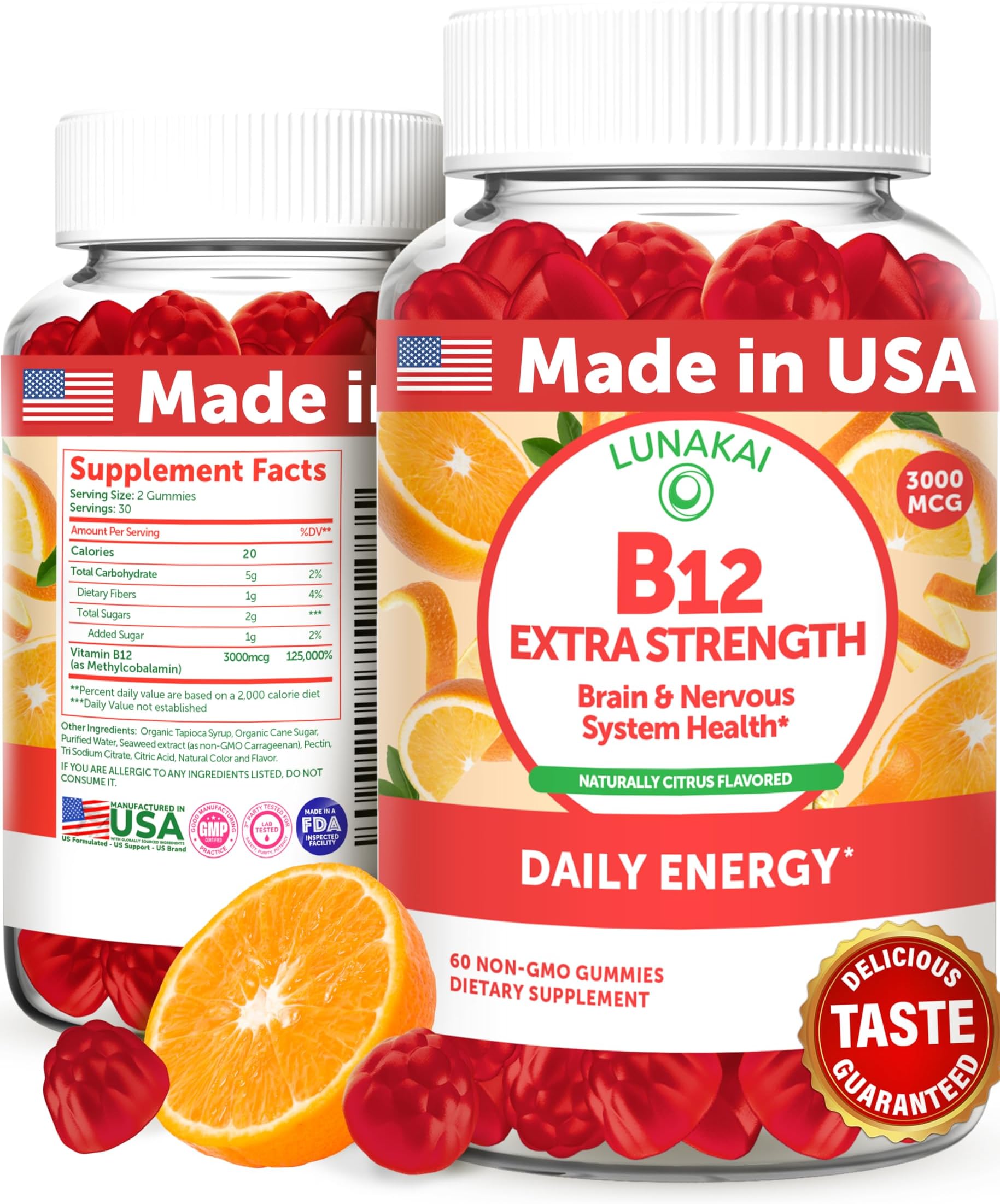 Amazon.com: Vitamatic Extra Strength Vitamin B12 5000 mcg (Methyl B12 ...