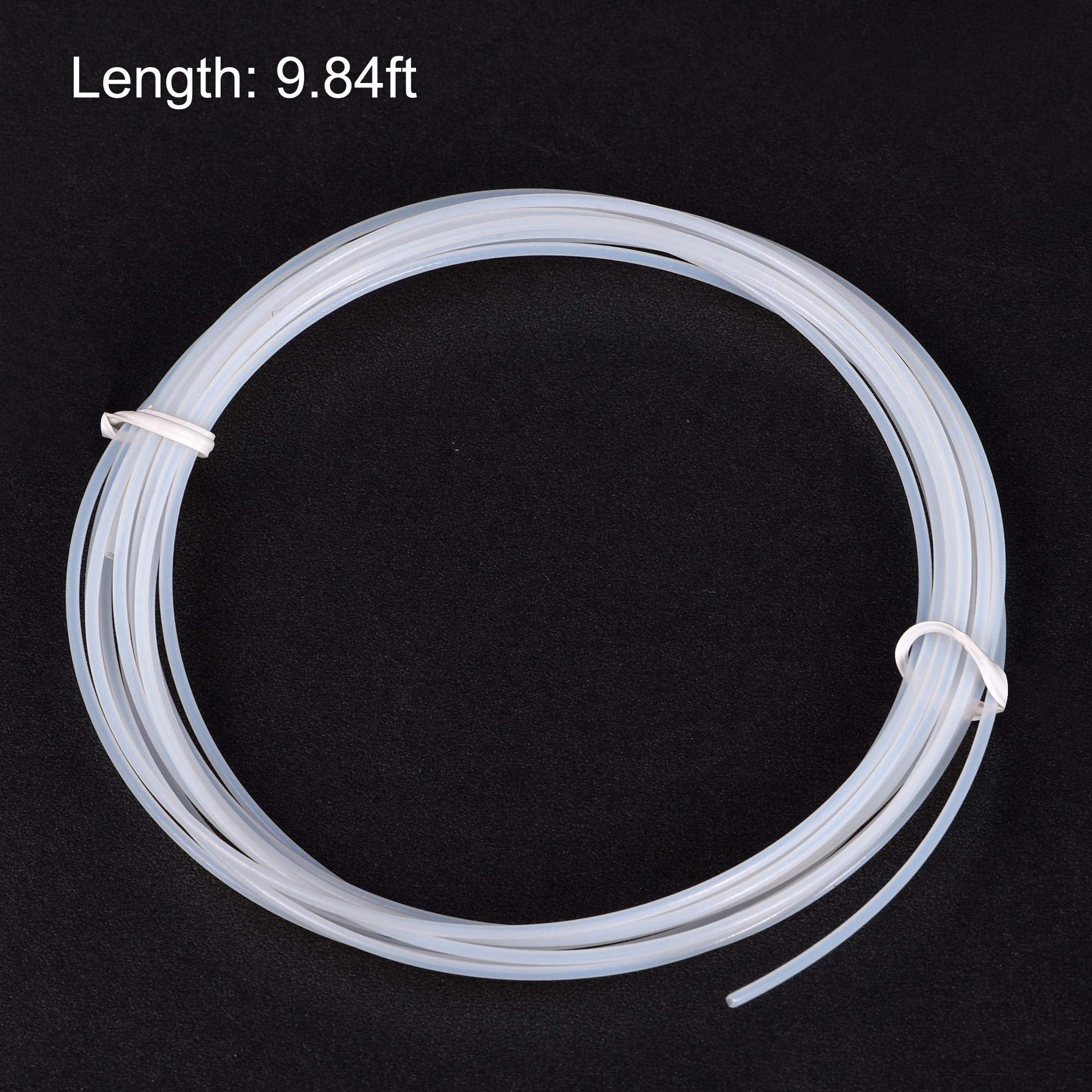 High Temperature Tubing Uxcell PTFE Tubing - 8mm X 10mm Clear High Temp ...
