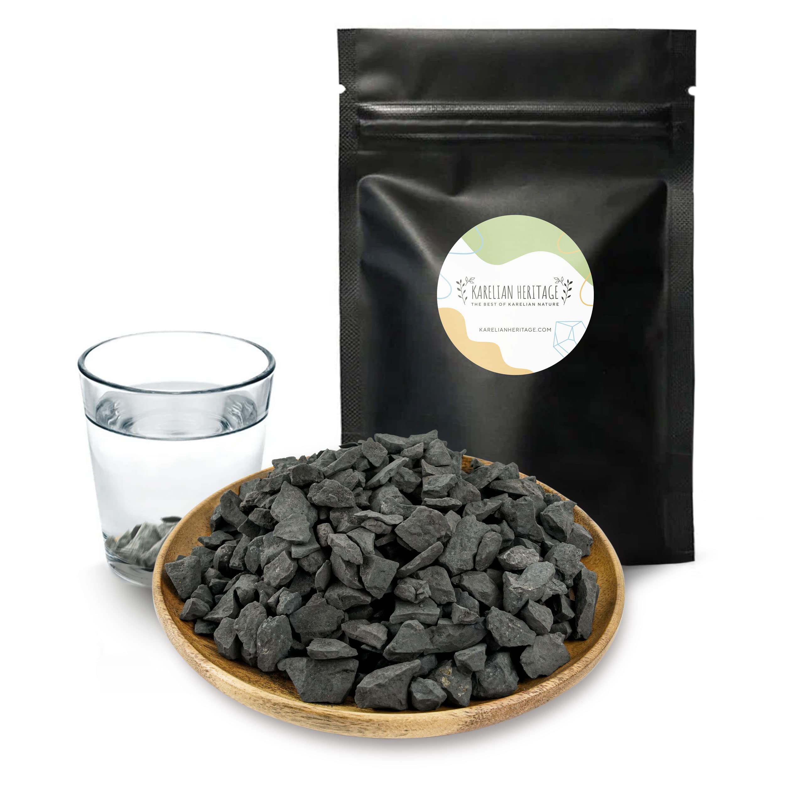 Amazon.com: Karelian Heritage Raw Shungite Stones for Making Healthy ...
