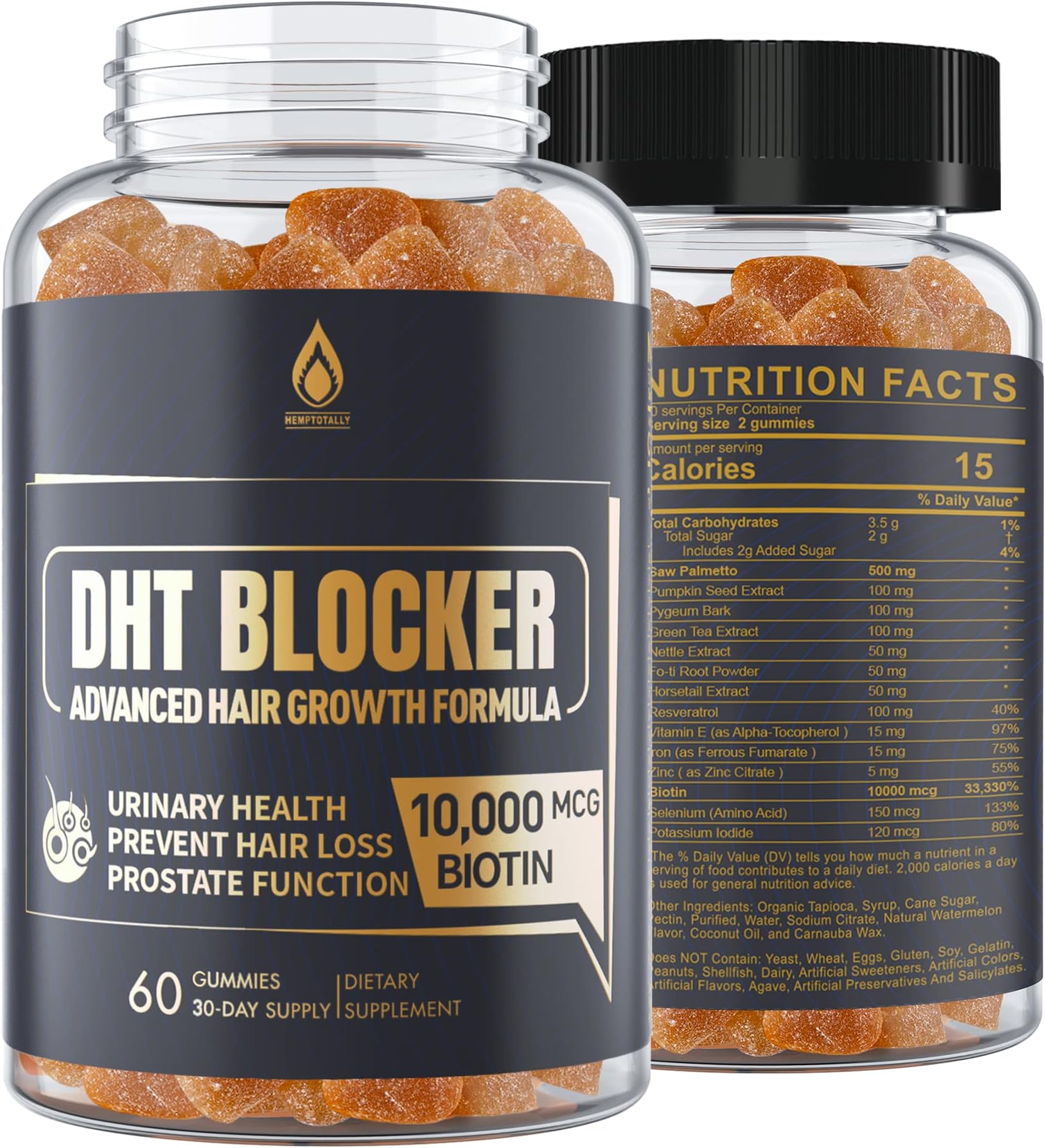 Amazon.com: Piping Rock DHT Advanced Hair Formula | 60 Tablets | for ...