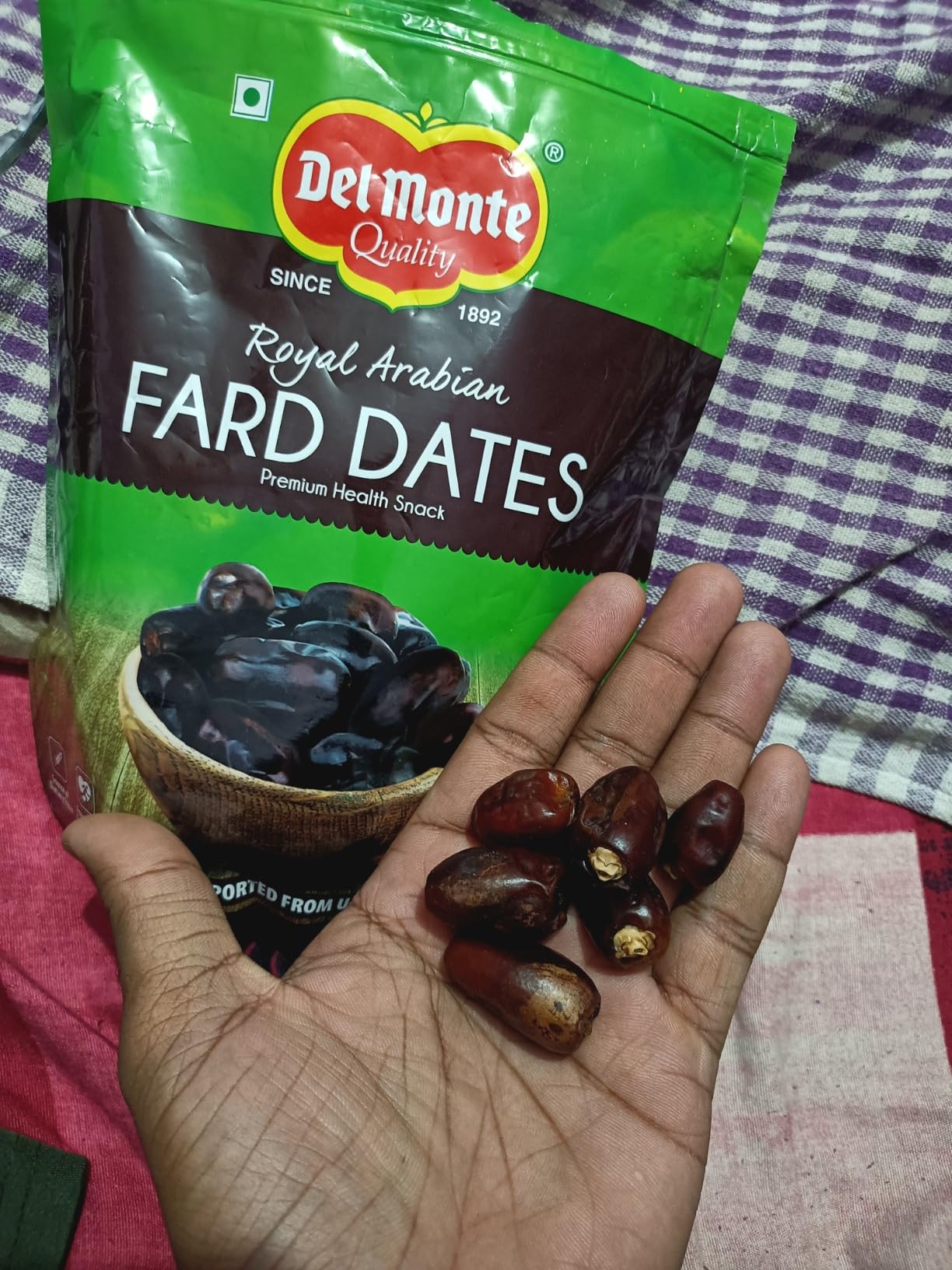 Del Monte Royal Arabian Fard Dates, 500gms, Dried : Amazon.in: Grocery ...