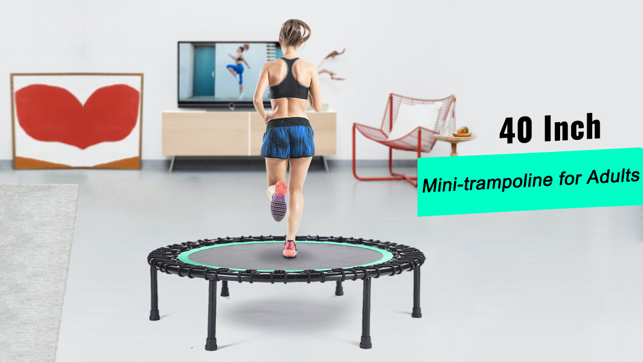Watch Easy to assemble Mini-trampoline for Adults on Amazon Live