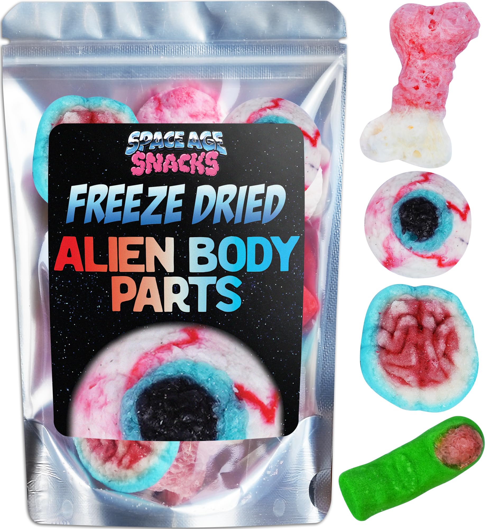 Amazon.com : Freeze Dried Alien Body Parts - Shipped in a Spaceship Box ...