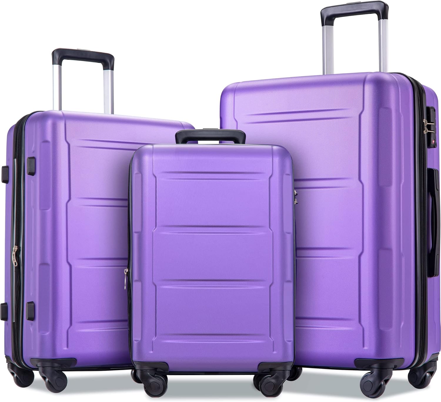 Amazon.com | Merax Luggage Set Expandable 3 Piece Sets with TSA Lock ...
