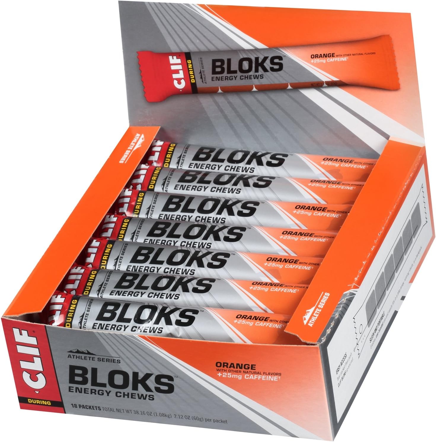 Amazon.com: Clif Bloks Energy Chews - 18 Pack - Black Cherry +50mg ...
