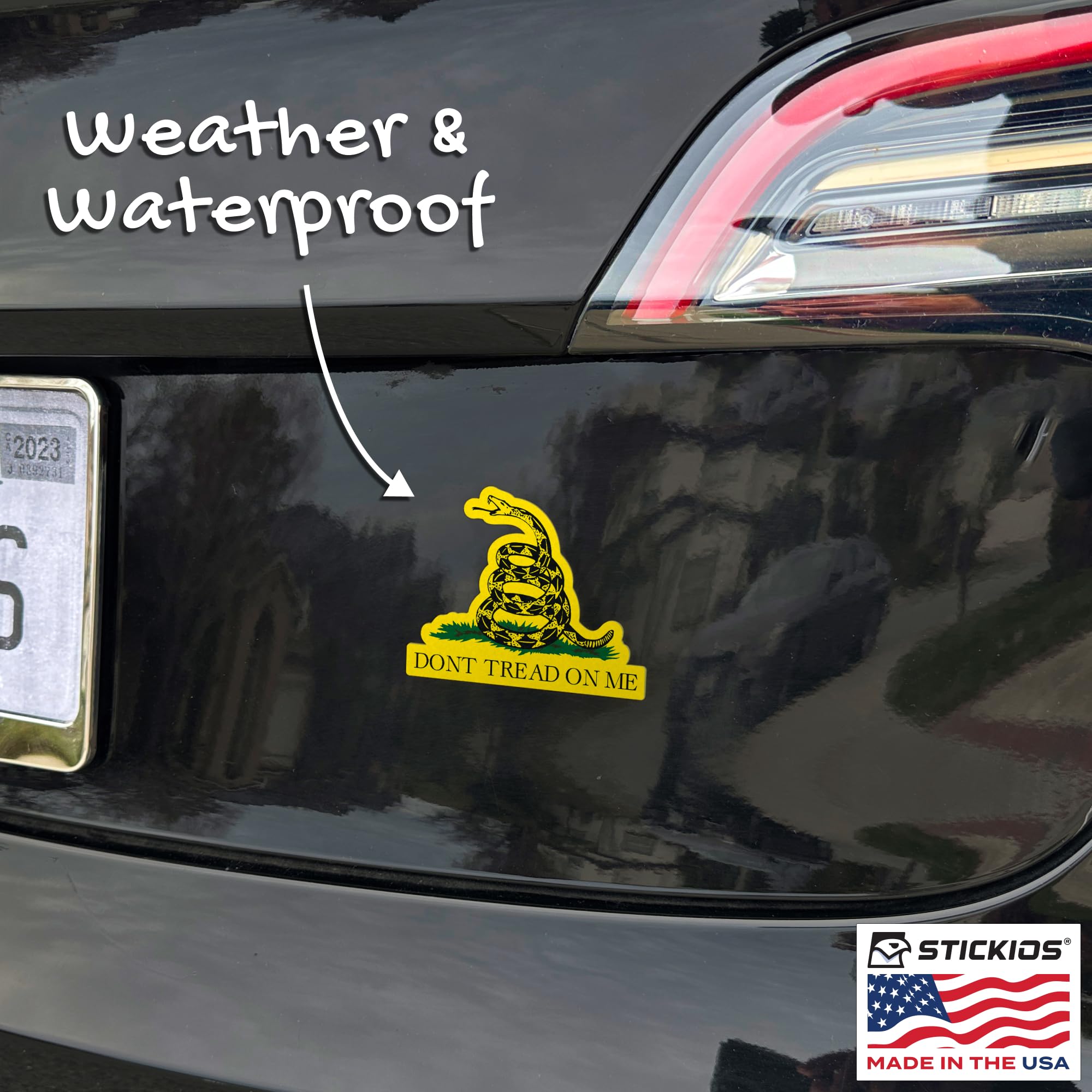 Snapklik.com : Stickios Dont Tread On Me Gadsden Flag Stickers ...