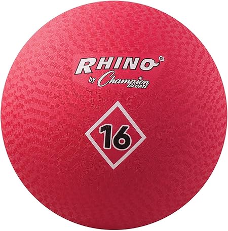 Amazon.com: Champion Sports 16 Inch Playground Ball – Durable 2-Ply ...