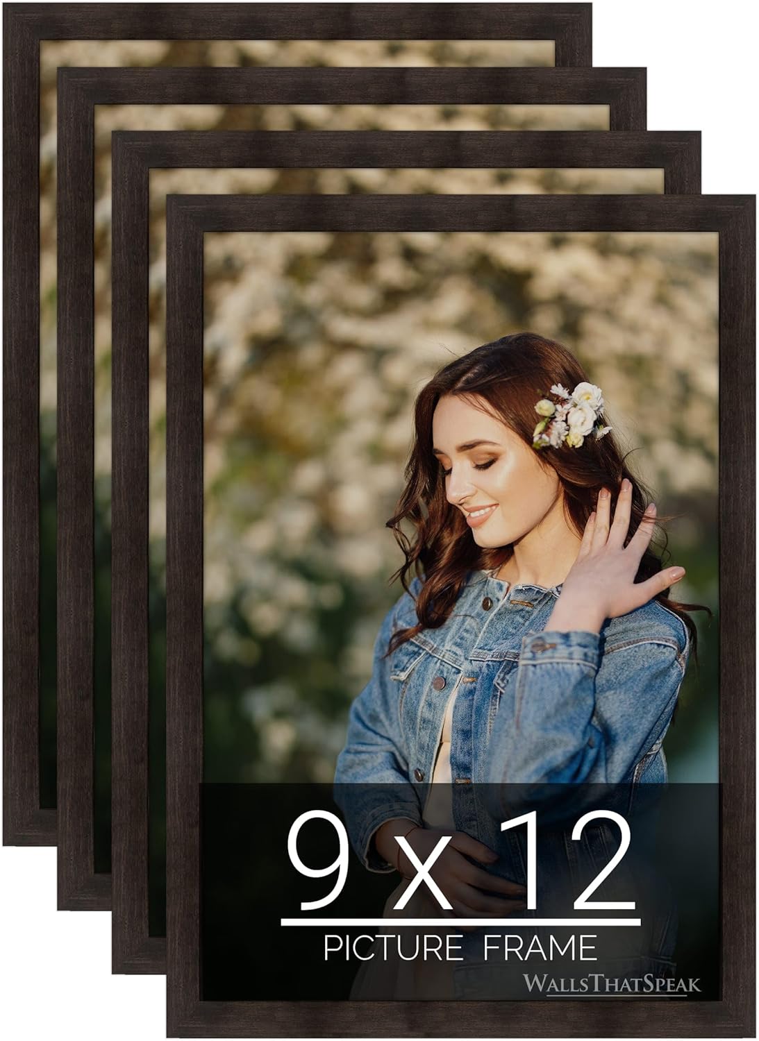 Amazon.com - wallsthatspeak 9x12 Espresso Brown Picture Frame for ...