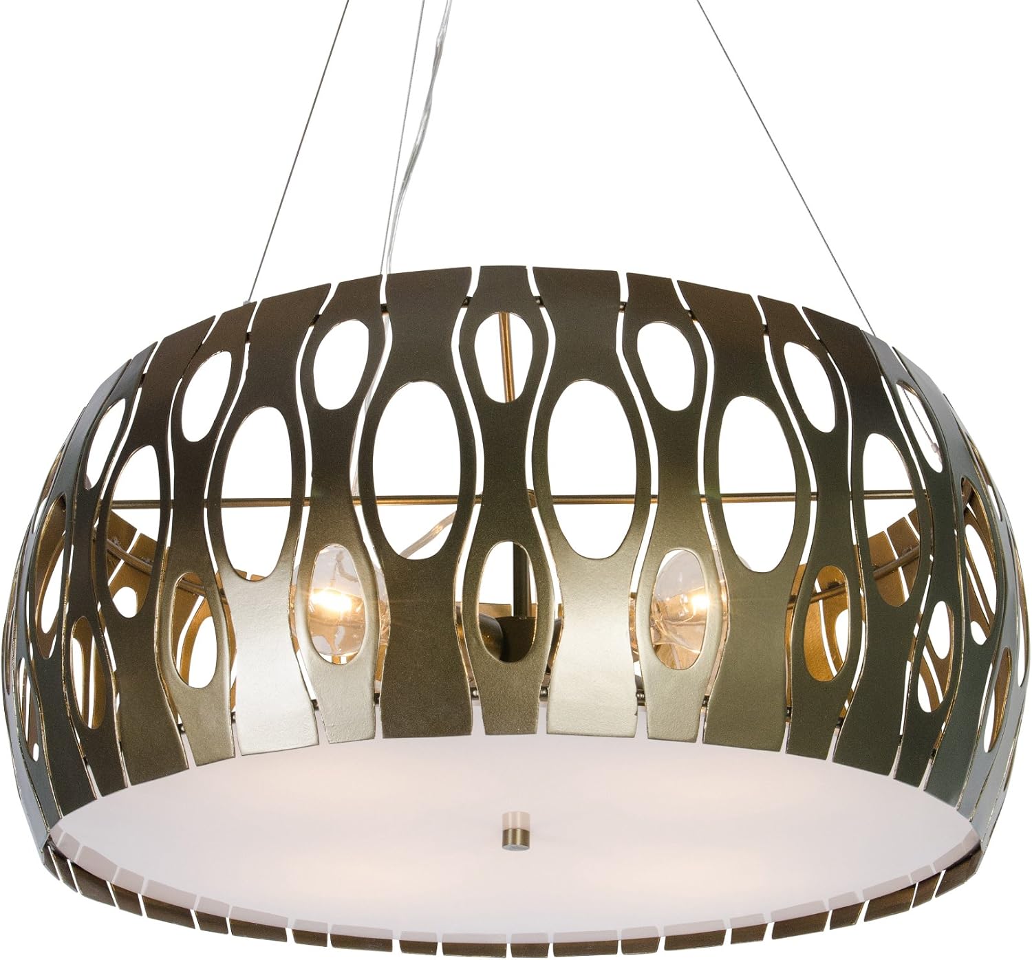 Amazon.com: Varaluz Masquerade 4-Light Pendant - Statue Garden Finish ...