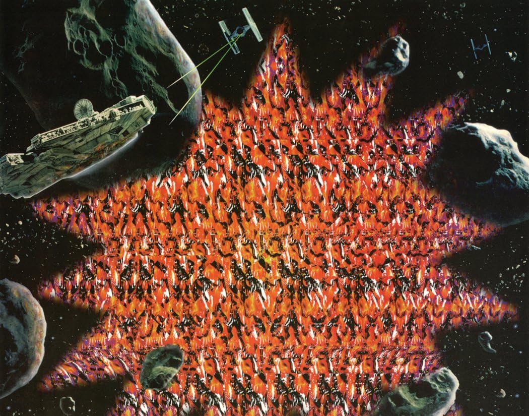Amazon.com: (11x14) Star Wars Movie Asteroids and Ships Magic Eye 3-D ...
