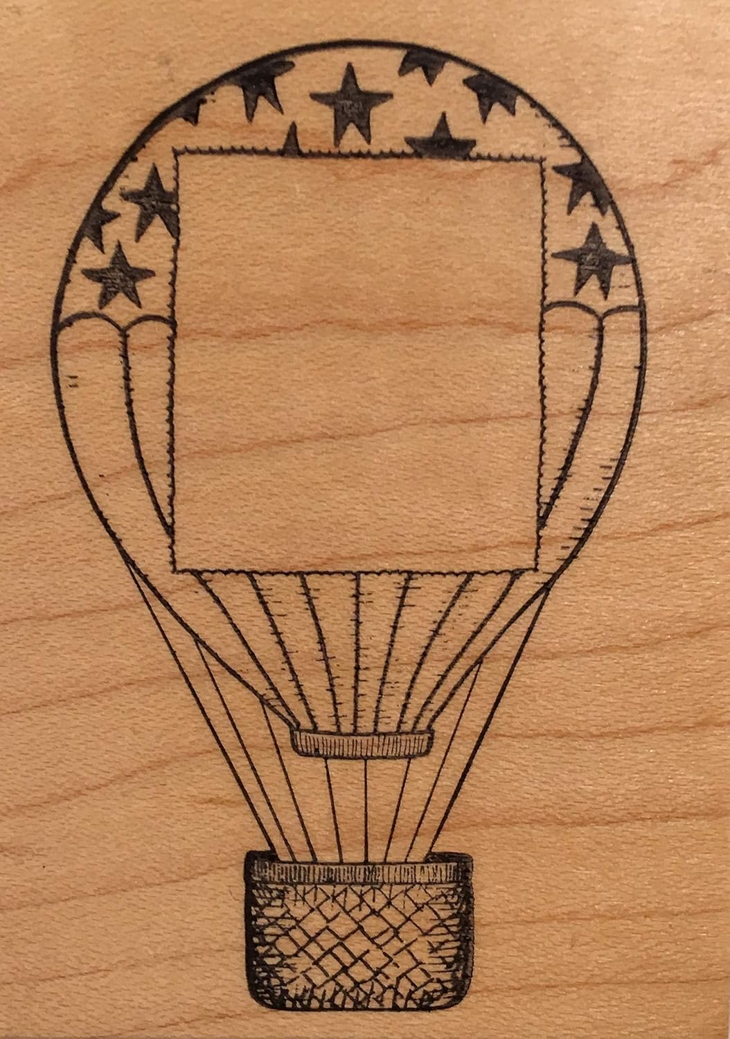 Amazon.com: Great Impressions Hot Air Balloon Rubber Stamp 2.75 Inch #F10