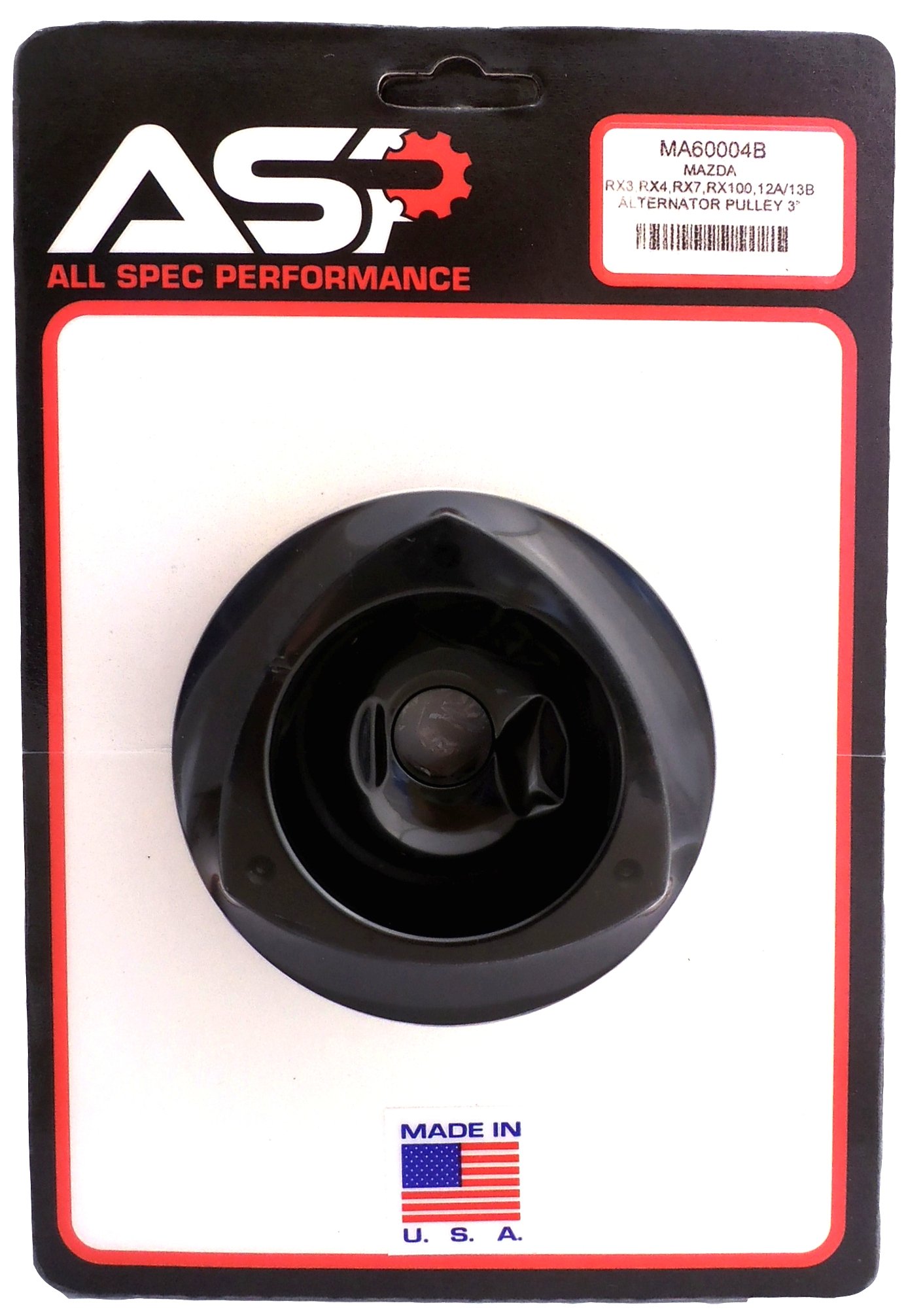 Black Alternator Pulley Mazda Rx7 Rx3 Rx4 Rx2 Cosmo 13b | Desertcart ...