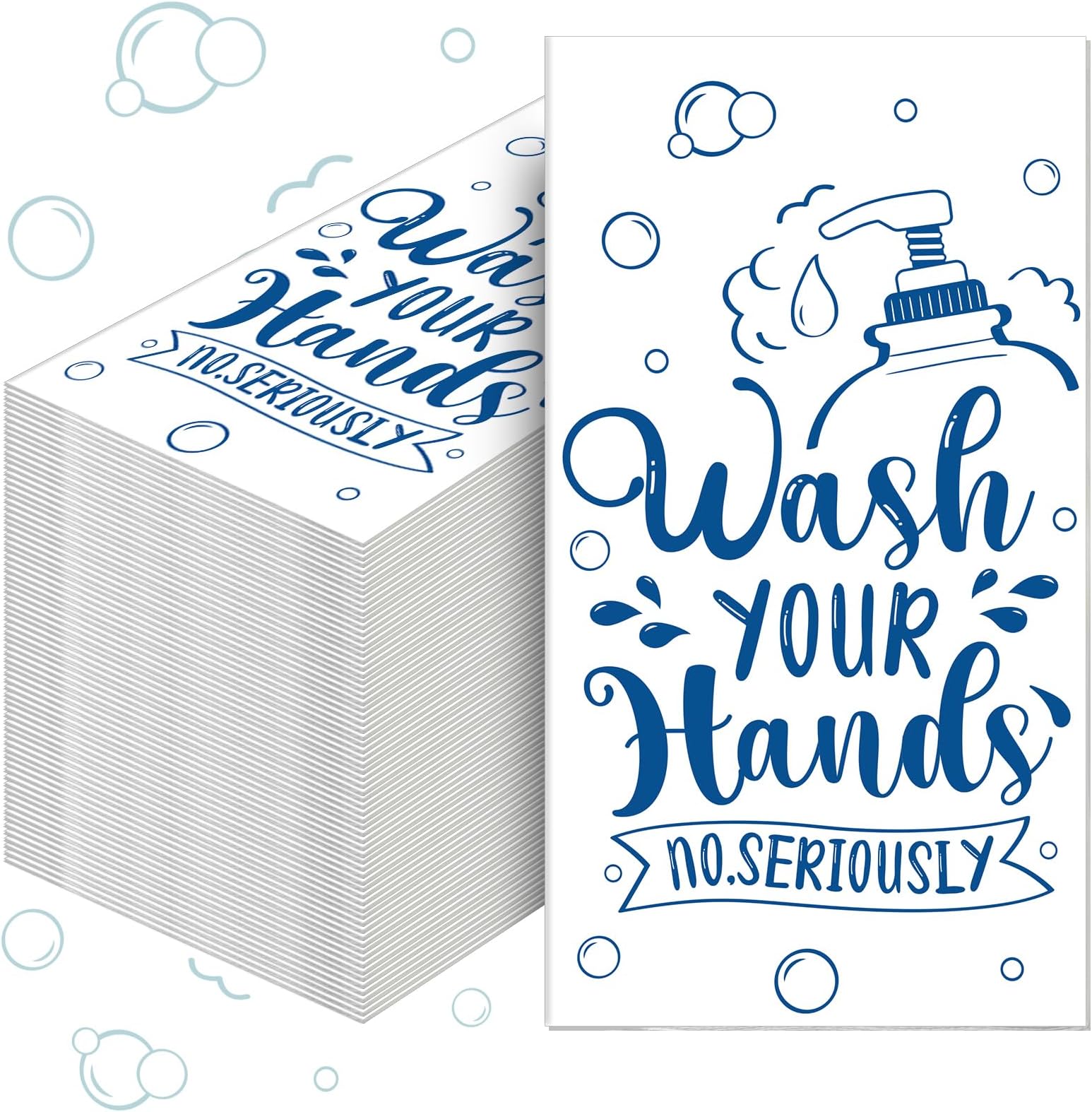 Amazon.com: Ruisita 150 Pack Disposable Bathroom Napkins Wash Your ...