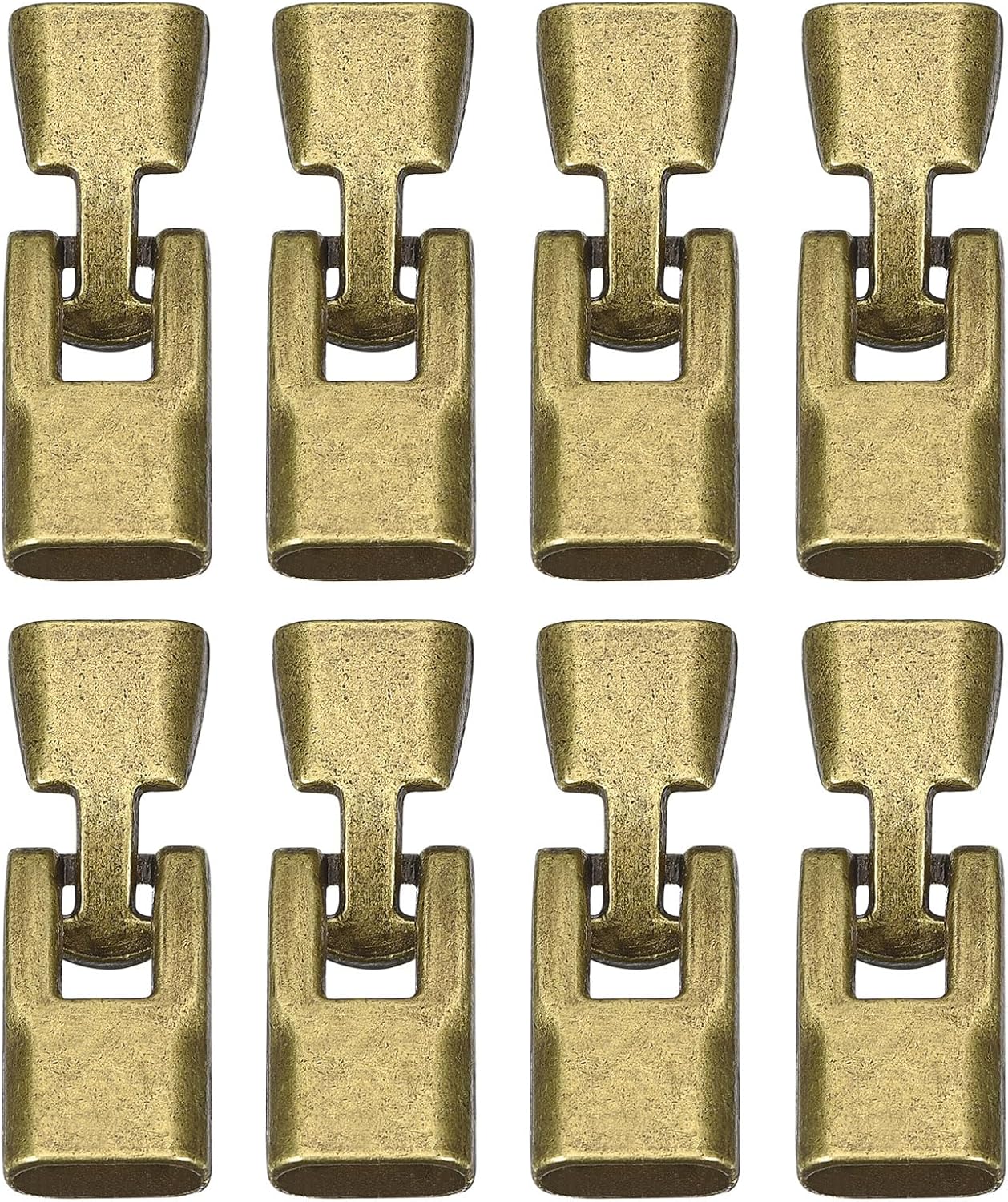 Amazon.com: uxcell 8 Sets Bronze Alloy Bracelet Flat Buckle Clasps ...