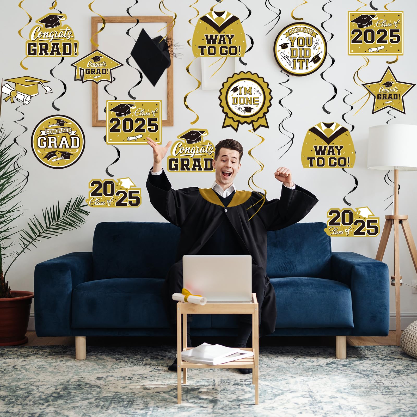 Snapklik.com : 31 PiecesGraduation Decorations Class Of 2025 ...