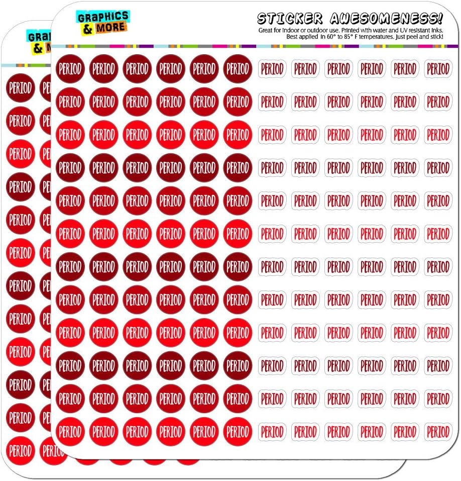Amazon.com: Period Dots Planner Calendar Scrapbooking Crafting Stickers ...