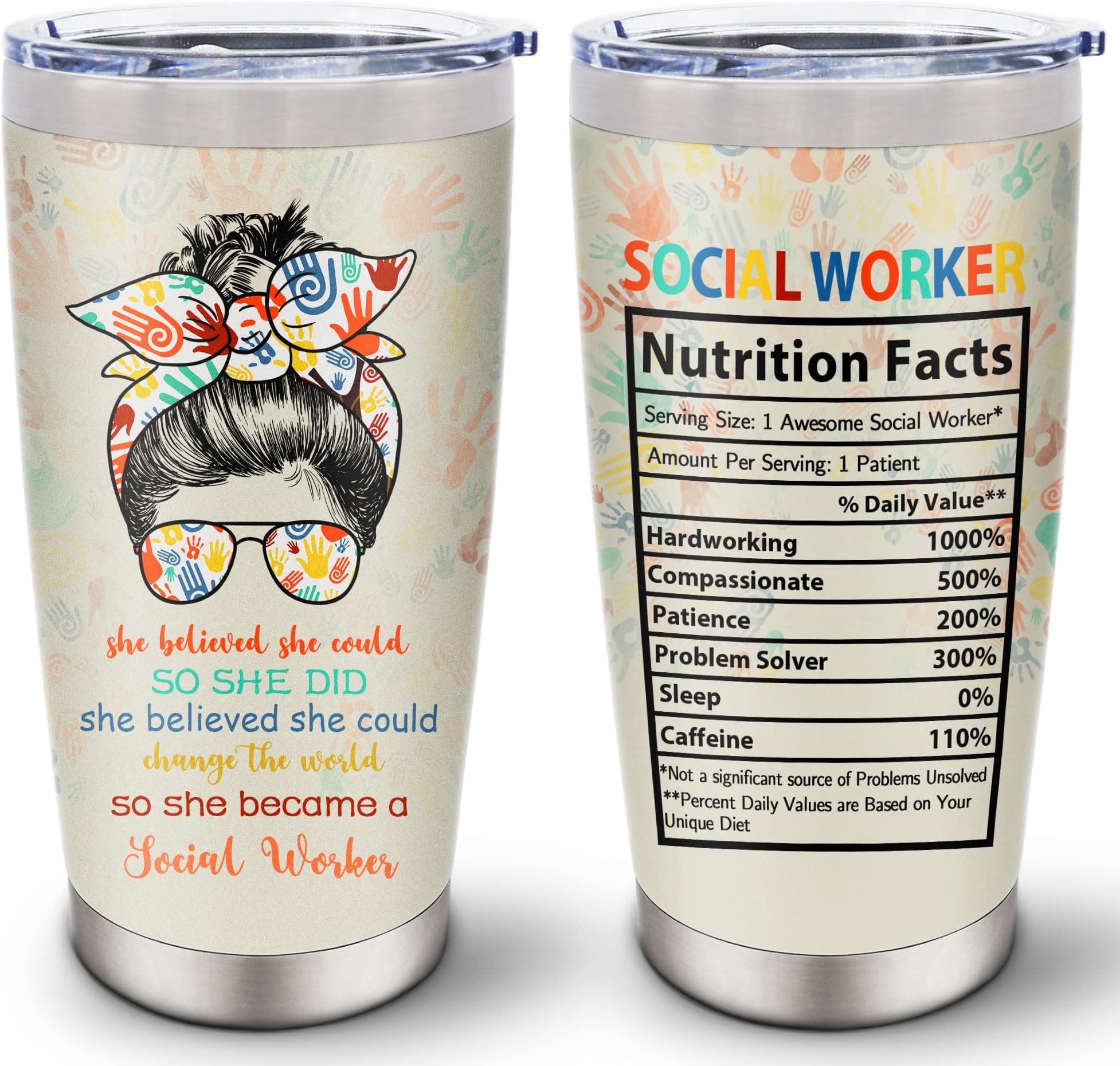 Amazon.com | HTDesigns Social Worker Tumbler - Social Worker Gift For ...