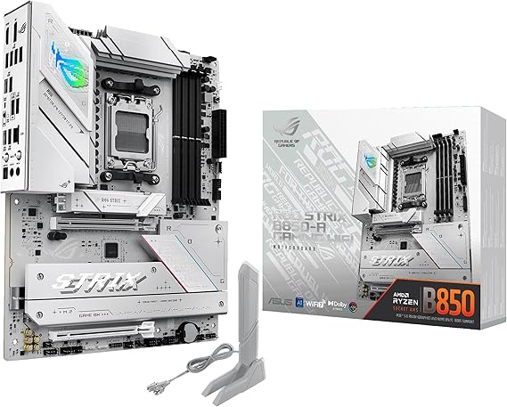 Amazon.com: ASUS ROG Strix B850-A Gaming WiFi AMD AM5 B850 ATX Placa base 14+2+2 etapas de ...