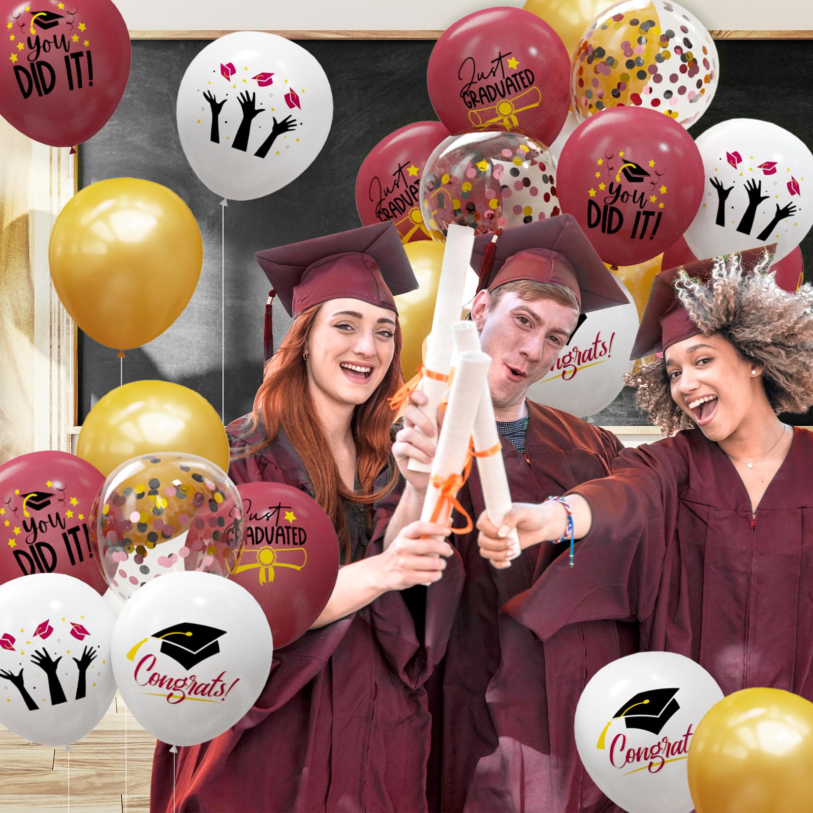 Snapklik.com : 2025 Graduation Party Decorations, 68pcs Graduation ...
