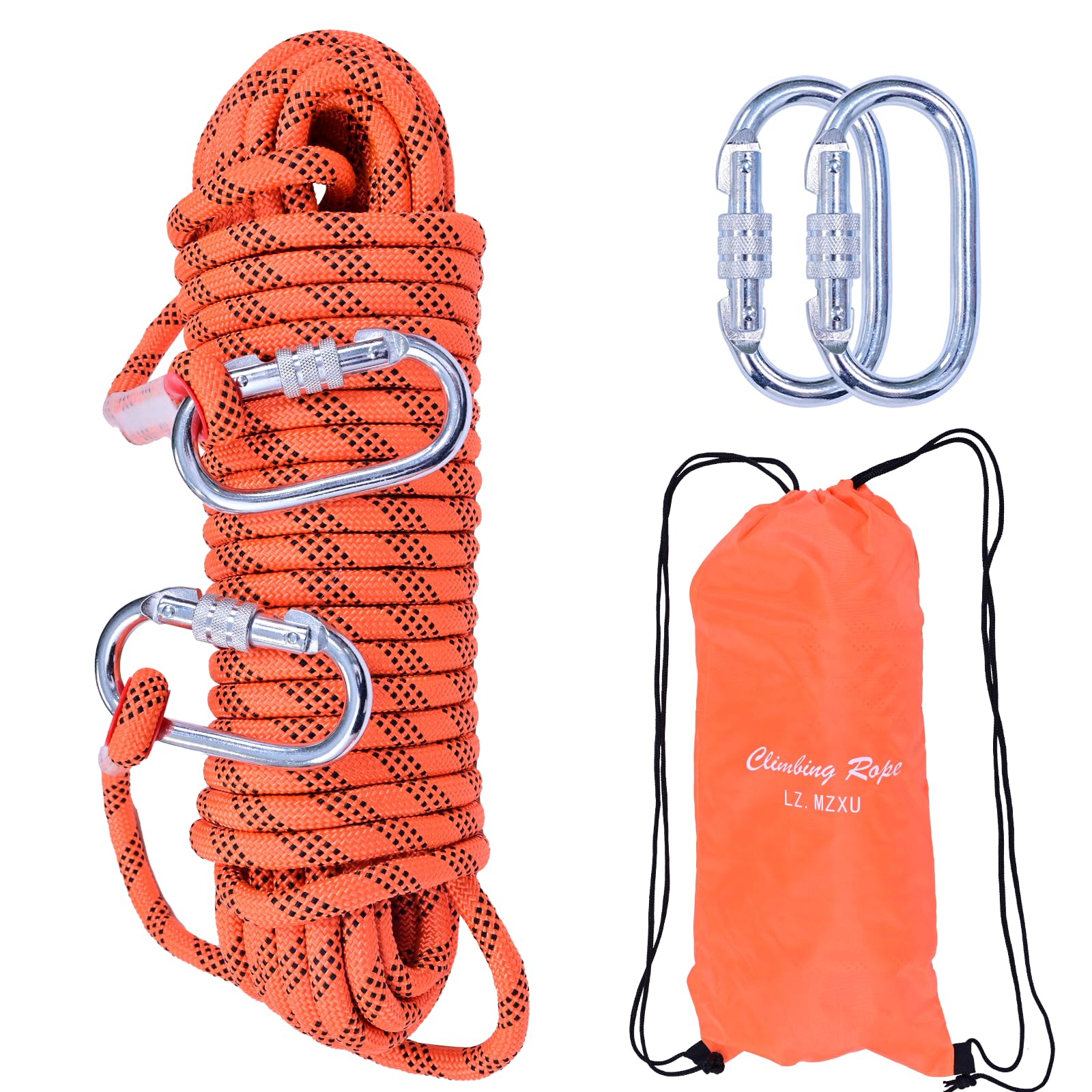 LZ.MZXU Climbing Rope 30M Rope Multifunctional Cord Safety Rope 10mm ...