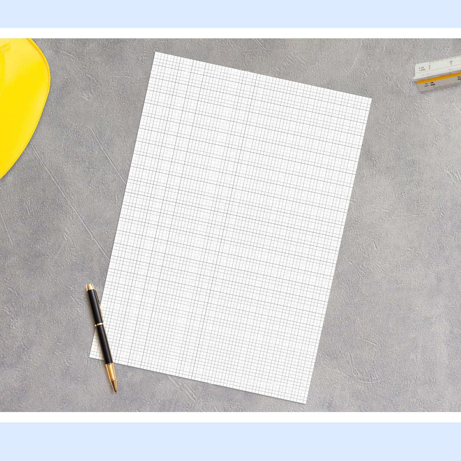 Snapklik.com : Fuyoooo 25 Sheet Graph Paper Pad 24" X 17" Large Graph 1 ...