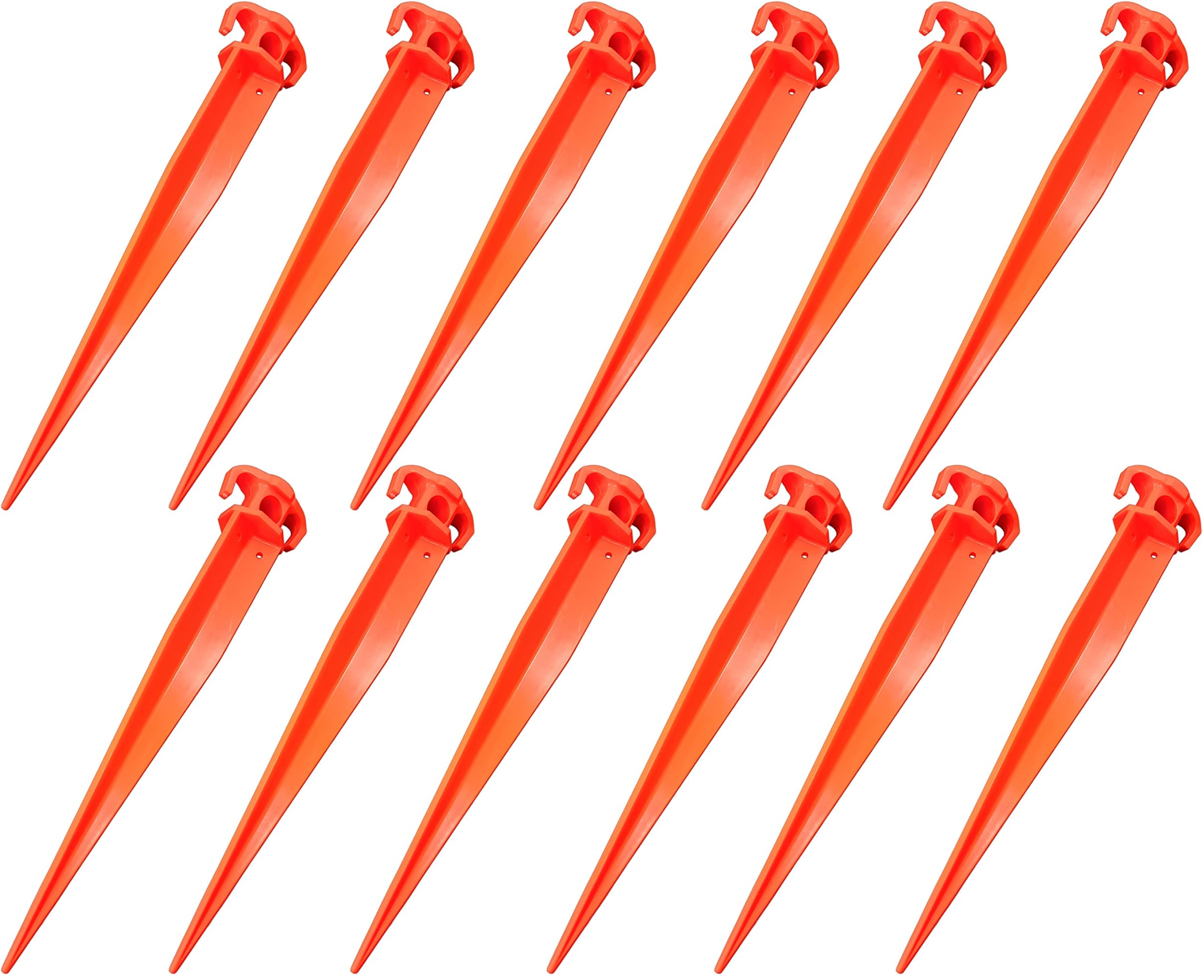 Amazon.com : Elitexion 11-Inch Ground Stake Stick – Orange – Pack of 2 ...