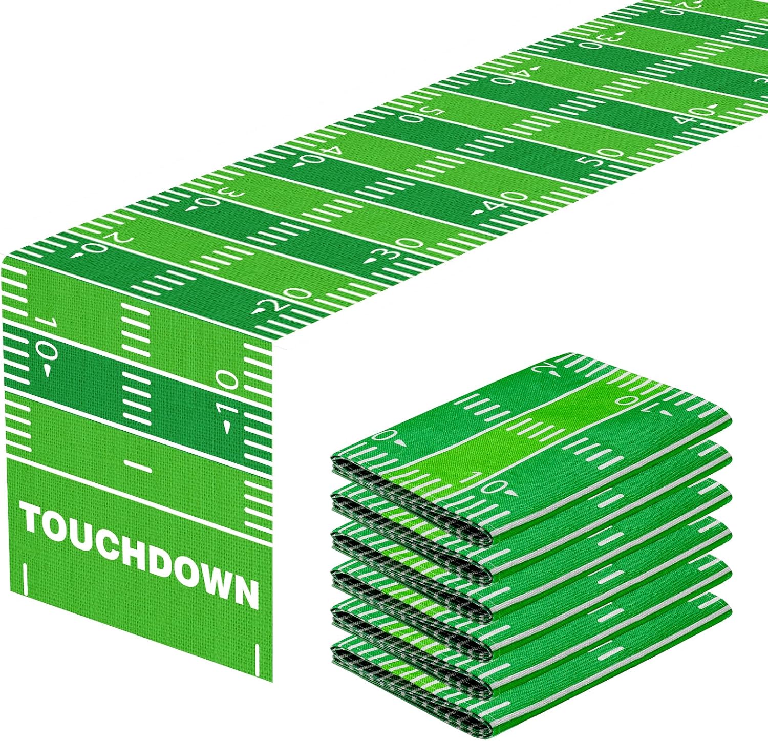 Amazon.com: Qyeahkj 6PCS Football Table Runner Sports Birthday ...