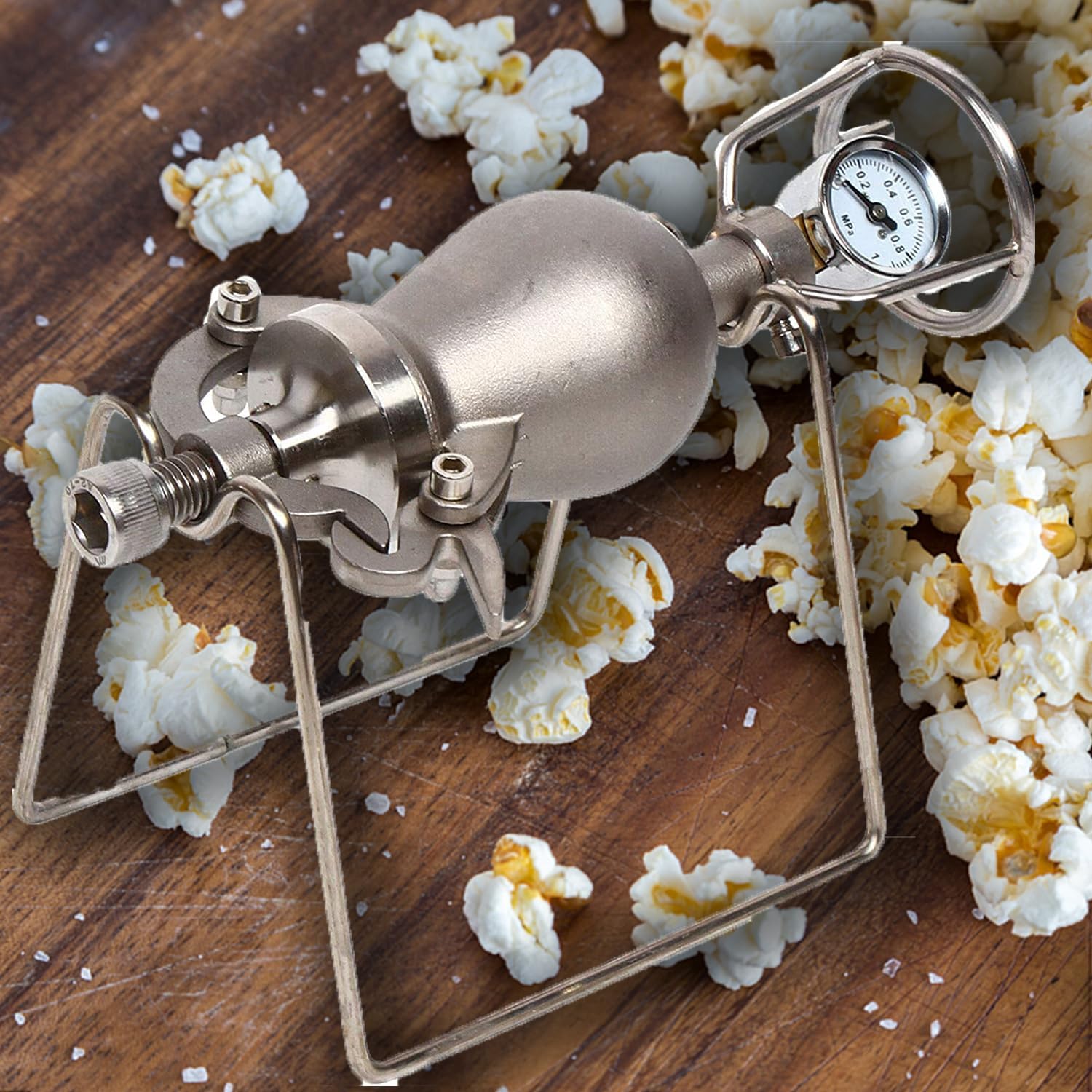 Amazon.com: Old-Fashioned Popcorn Machine, Mini Hand Cranked Popcorn ...