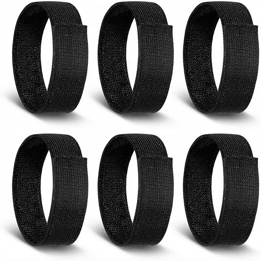 Amazon.com: Ajcotahm 6 PCS Boot Bands, Black Boot Blousers Elastic ...