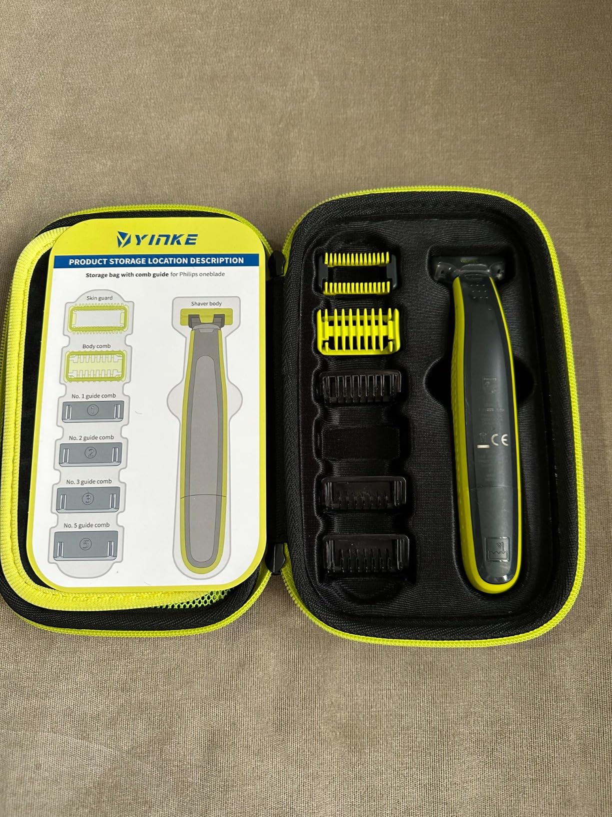 Yinke Case for Philips One Blade QP2520 QP2530 QP2620 QP2630 Shaver ...