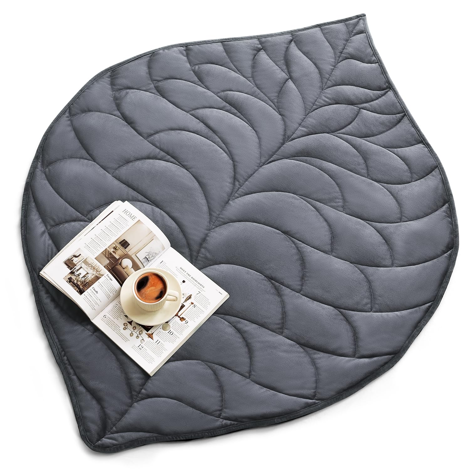 Kaisa Weighted Lap Blanket 7 lbs 41" x 53", Small Weighted Blanket for ...