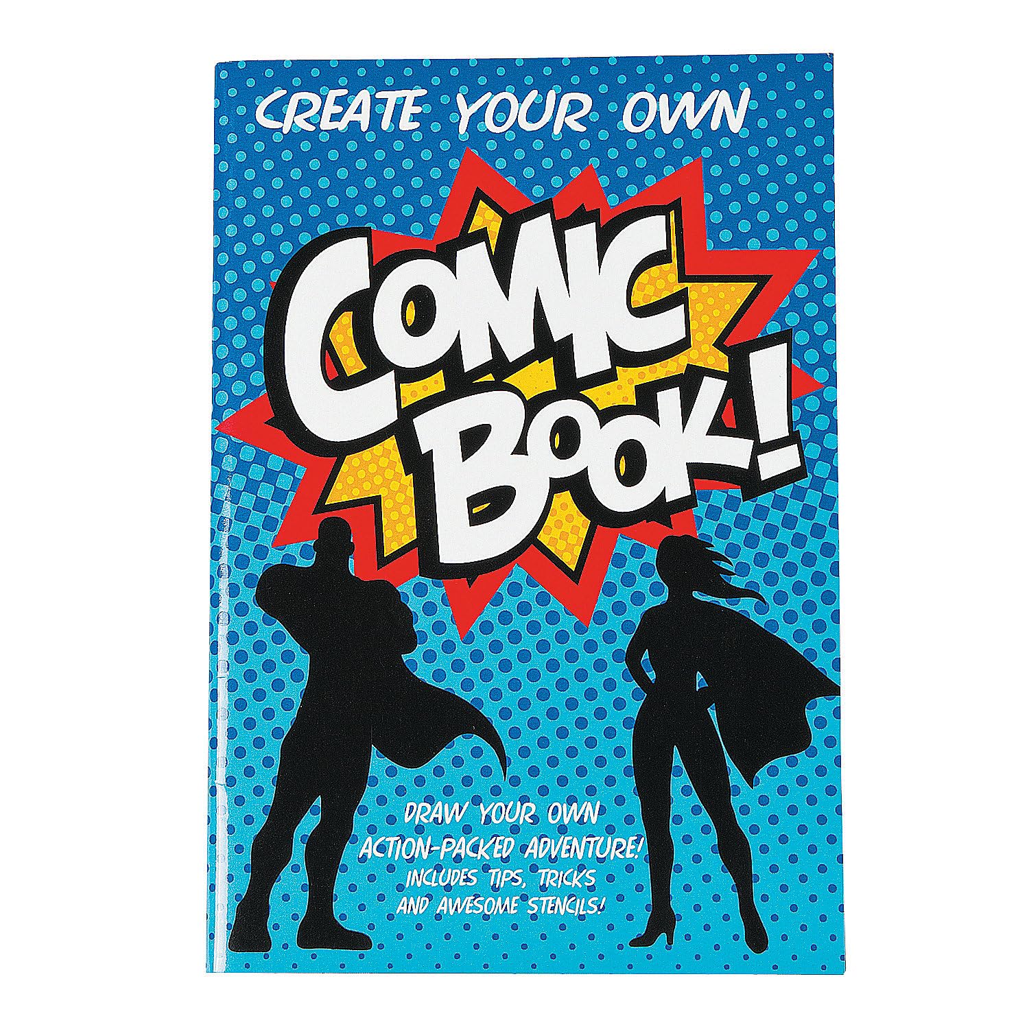 Amazon.com: Fun Express - Comic Book Activity Pad - Stationery ...