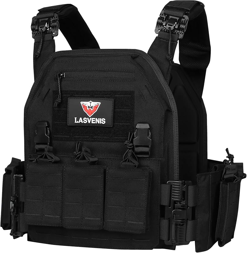 Tactical Vest For Men Weighted Vest Fully Adjustable Outdoor Training ...