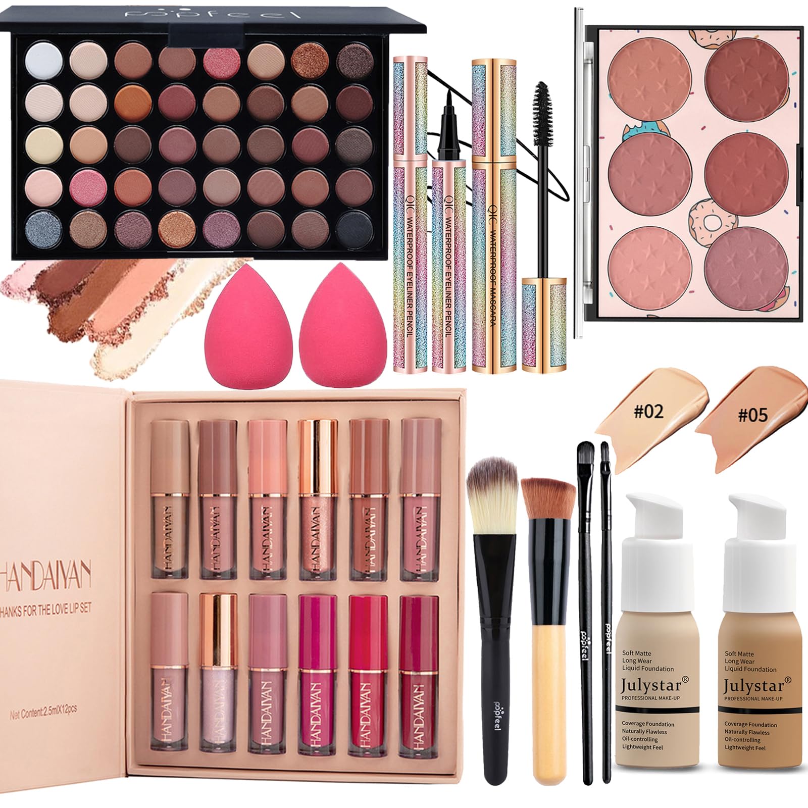 Joyeee Makeup Sets for Women Full Kit, All in One Makeup Gift Set, Make ...