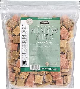 Amazon.com : Ginger Ridge Meadow Mints Horse Treats - Peppermint Fresh ...