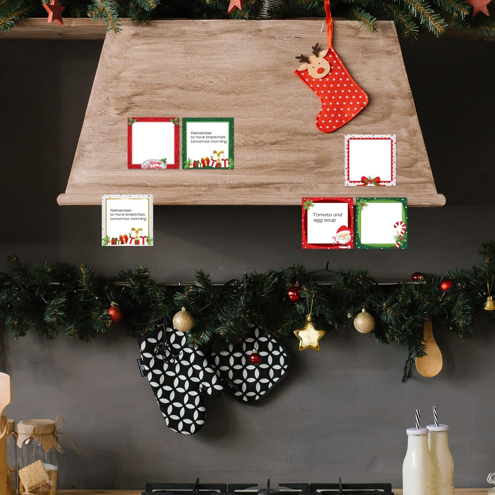 Snapklik.com : 9 Pieces Christmas Sticky Notes Christmas Design Self ...