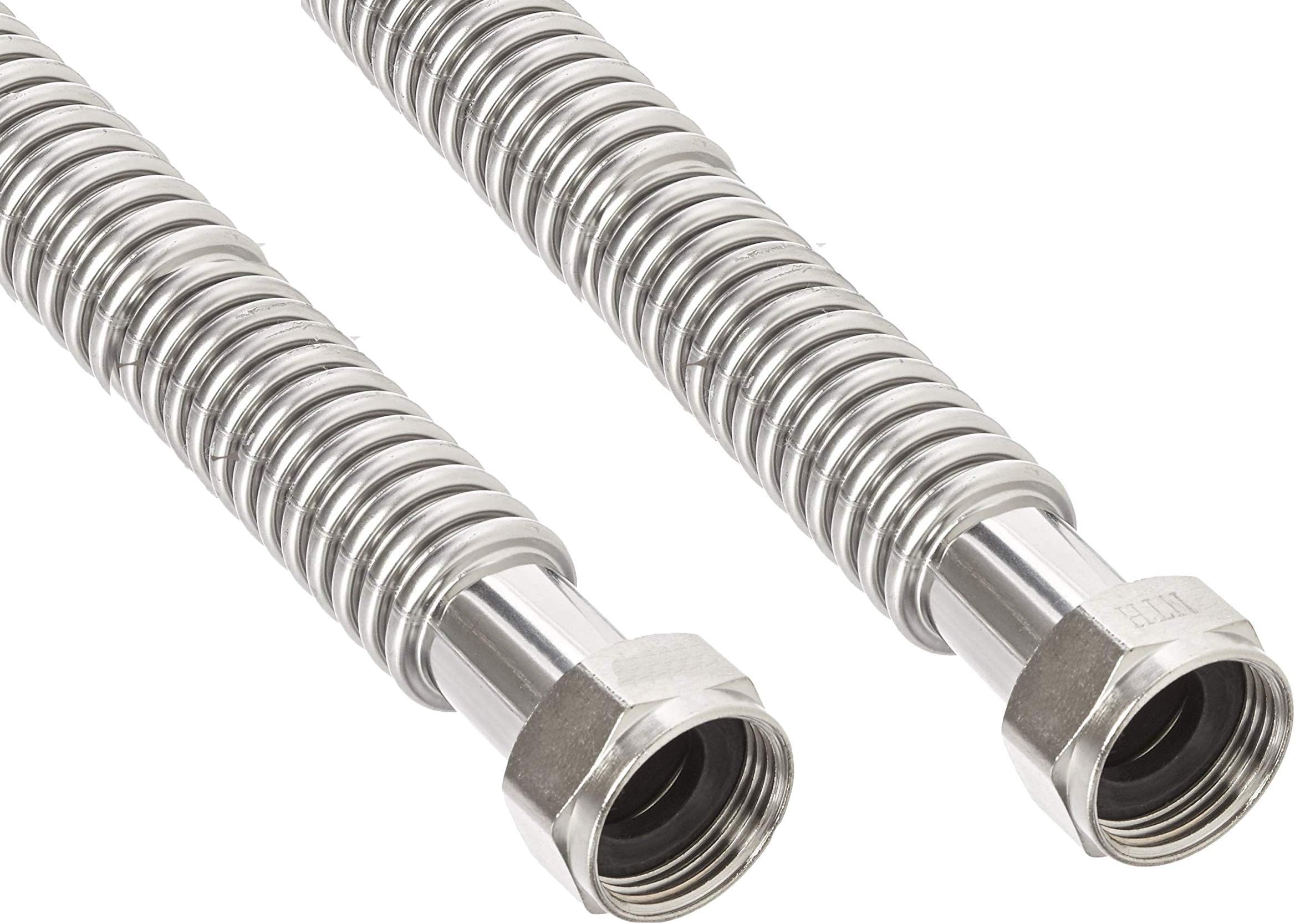 Corrugated Stainless Steel Flex Line with 1-inch Female NPT - 18-inch ...